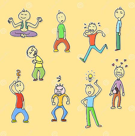 Doodle cartoons stock vector. Illustration of funny, contour - 19457975