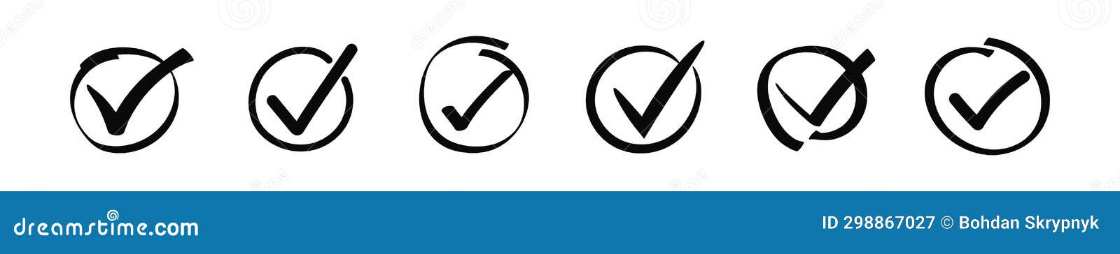 Tick Round Symbol. Green Check Mark Icon Vector Illustration ...