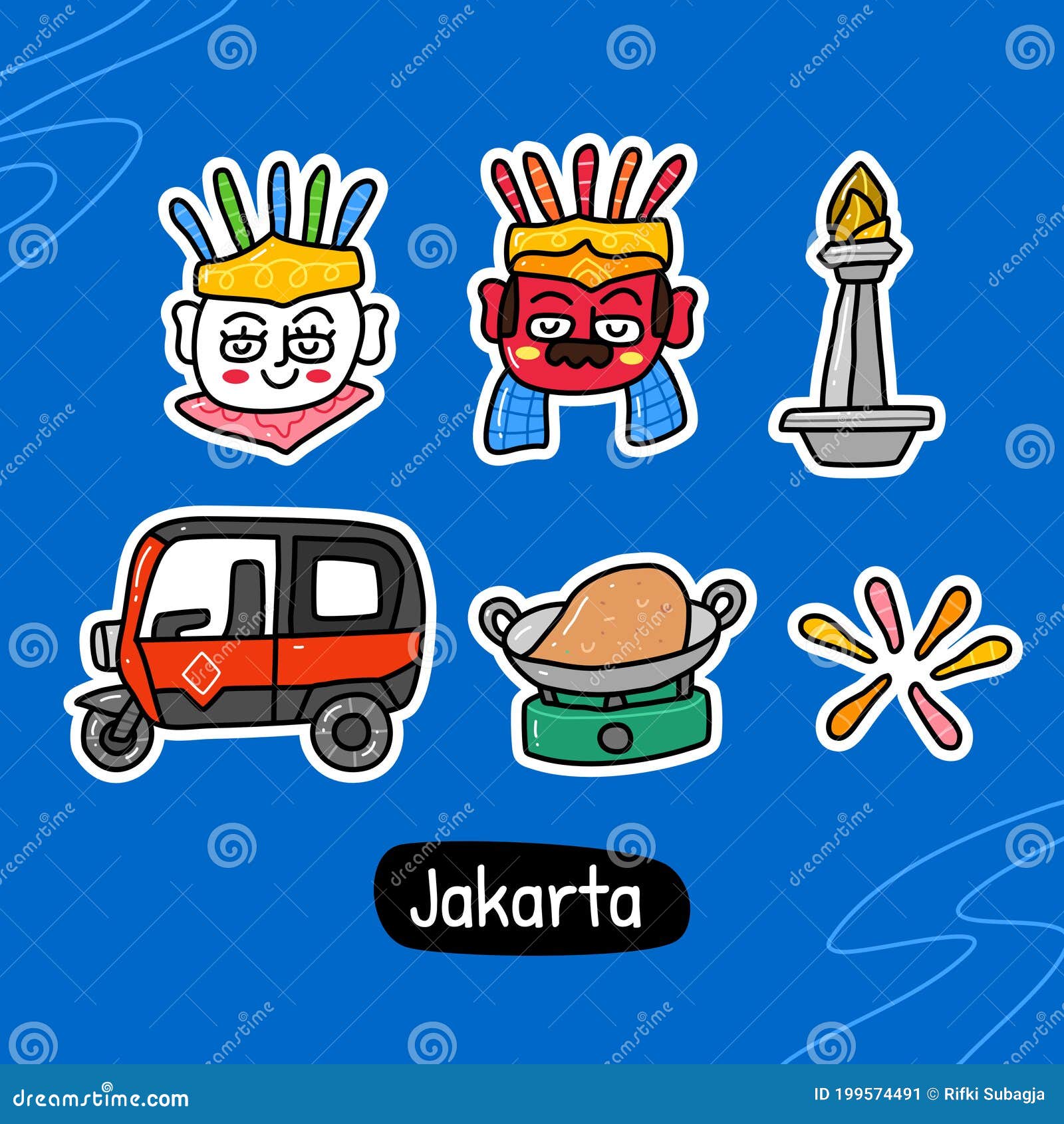 CUTE BAJAJ CARTOON Vector Illustration | CartoonDealer.com #59168034