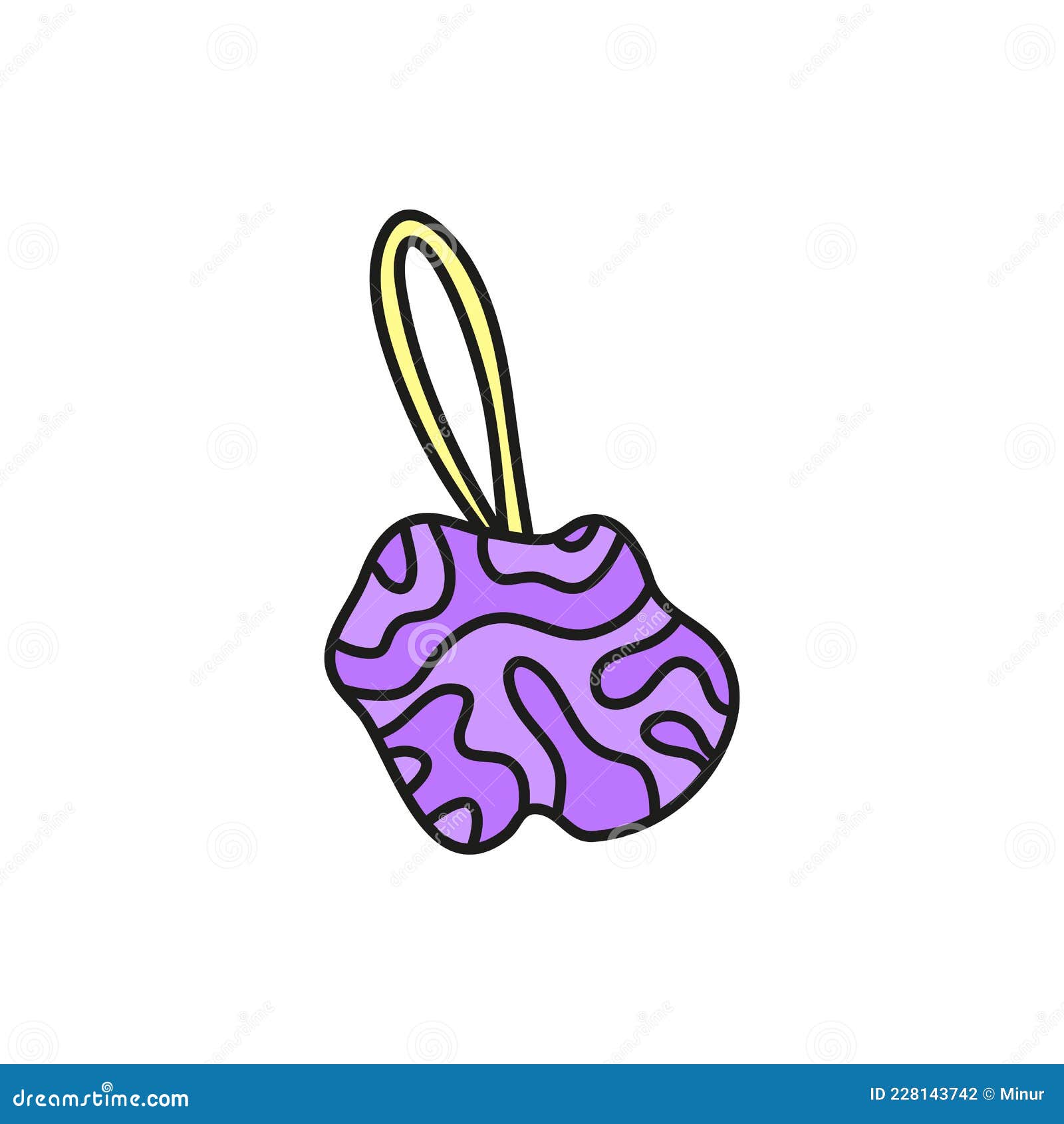 Wisp Symbol, Fire And Flame, Cartoon Style. Trendy Modern Vector ...