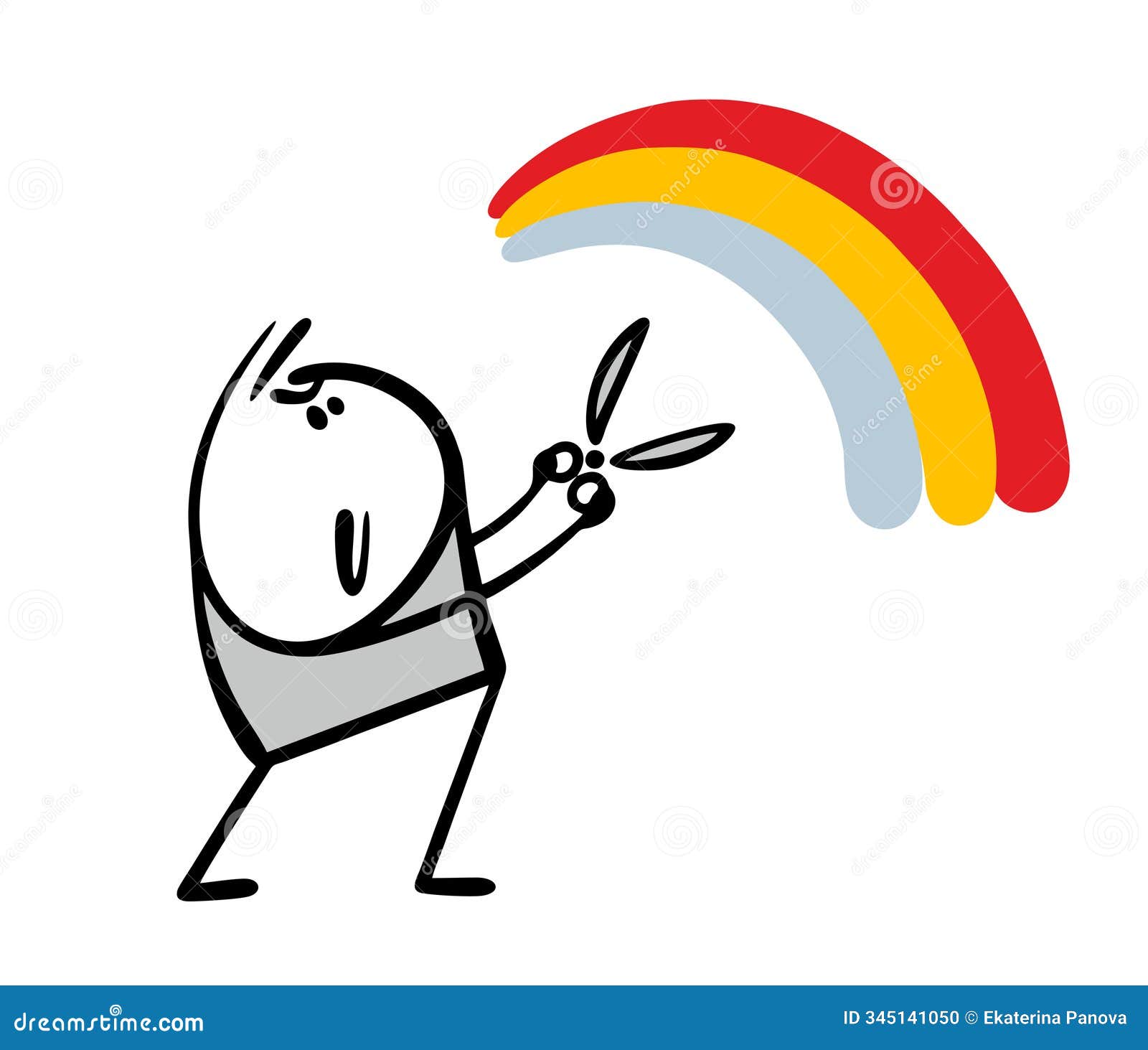 Insidious Stickman Plotting Evil And Message Bubble From Comics ...