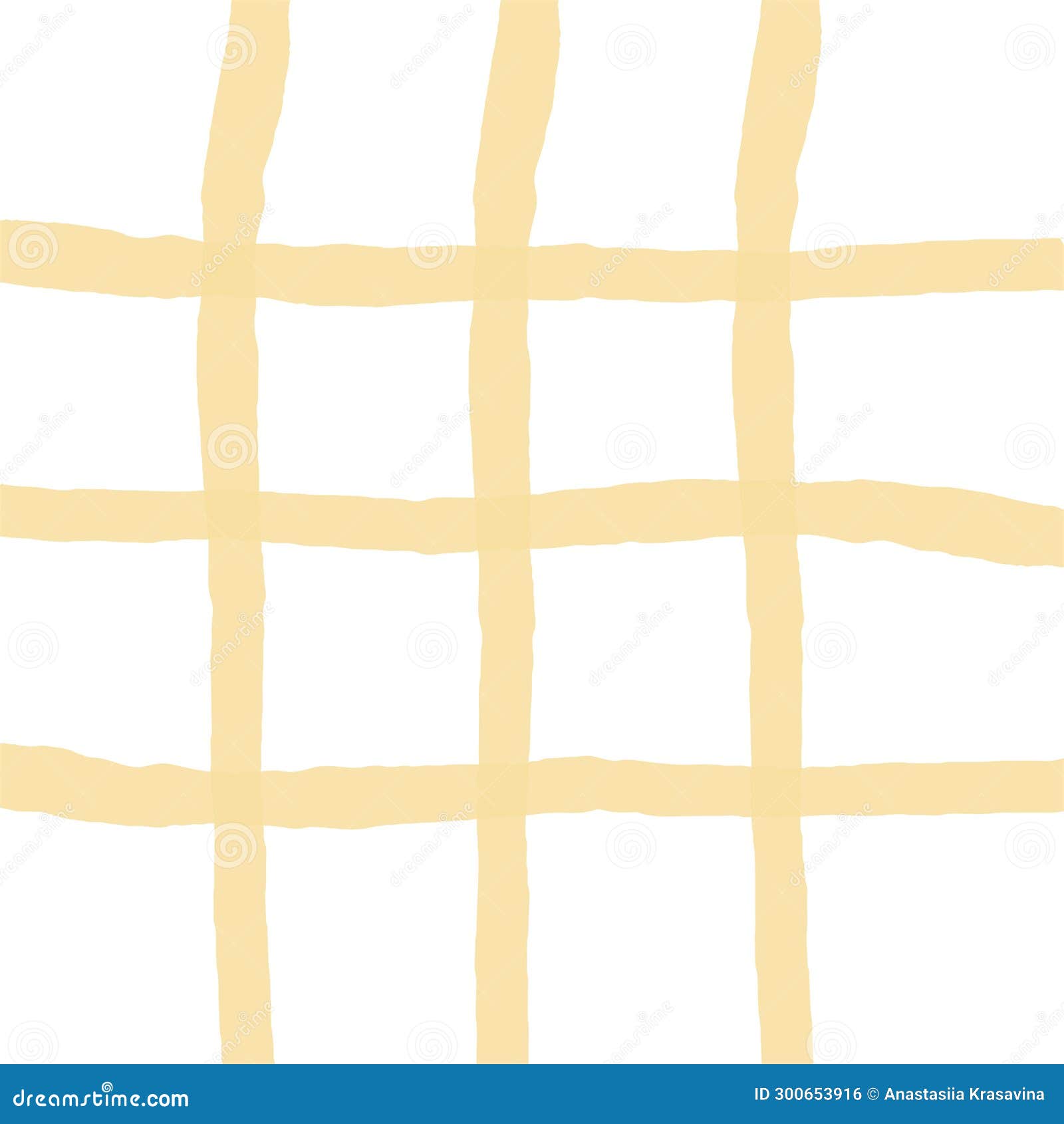 Doodle Cute Check Plaid Vector Pattern. Vertical and Horizontal Hand ...