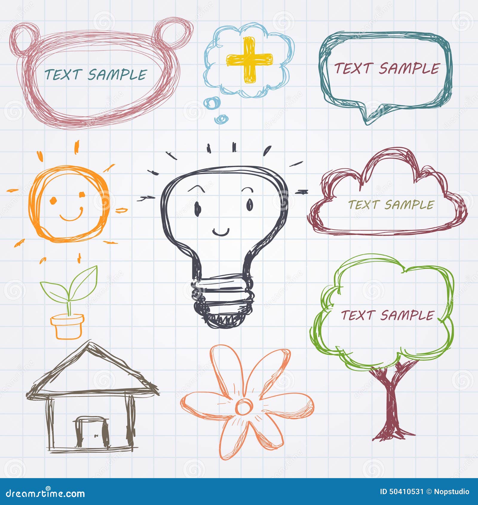 Doodle design element stock vector. Illustration of sketched - 50410531