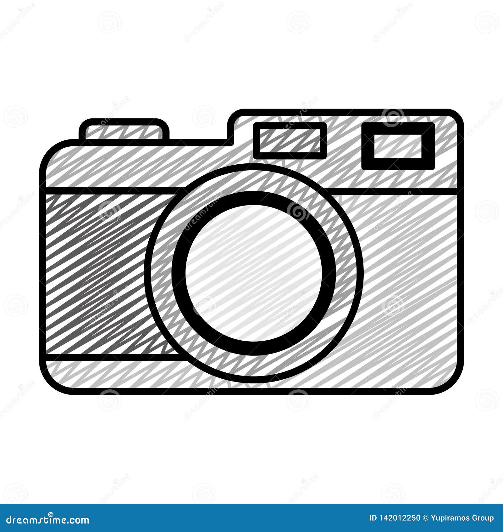Doodle Digital Camera Electronic Object Technology Stock Vector ...
