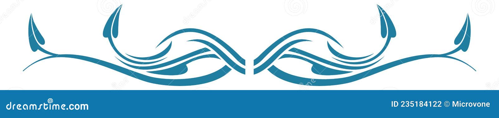 Doodle Divider. Hand Drawn Decorative Page Break Stock Vector ...