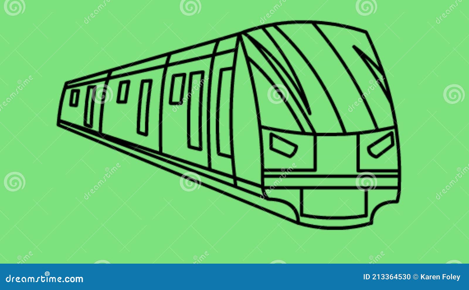 Doodle Illustration of Metro Train Stock Footage - Video of aniimation ...