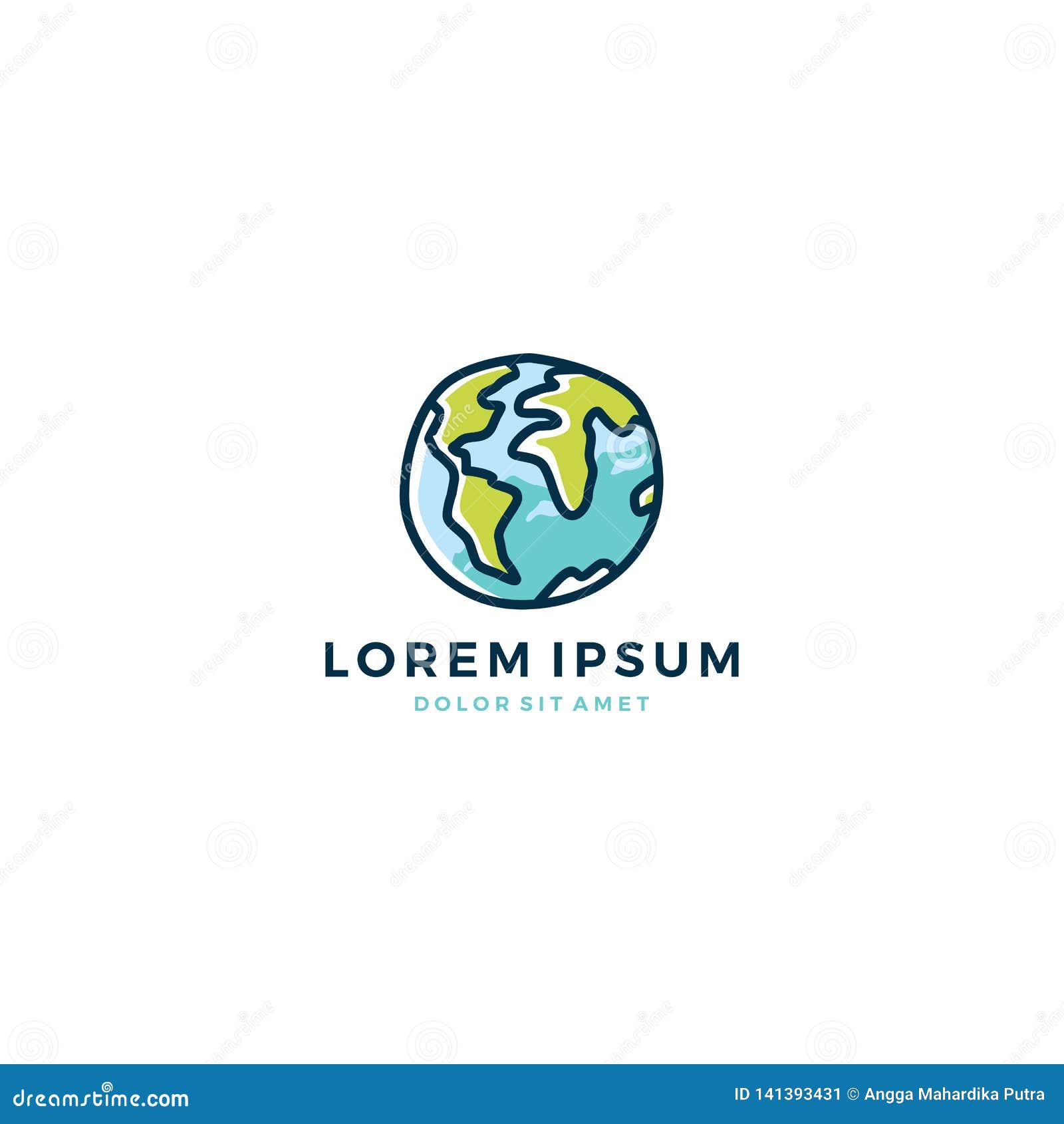 Doodle earth stock illustration. Illustration of pencil - 141393431