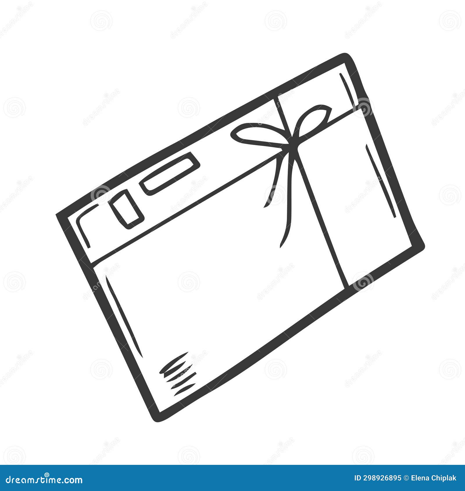 Doodle Envelope Sketch in Vector. Post Concept Stock Vector ...