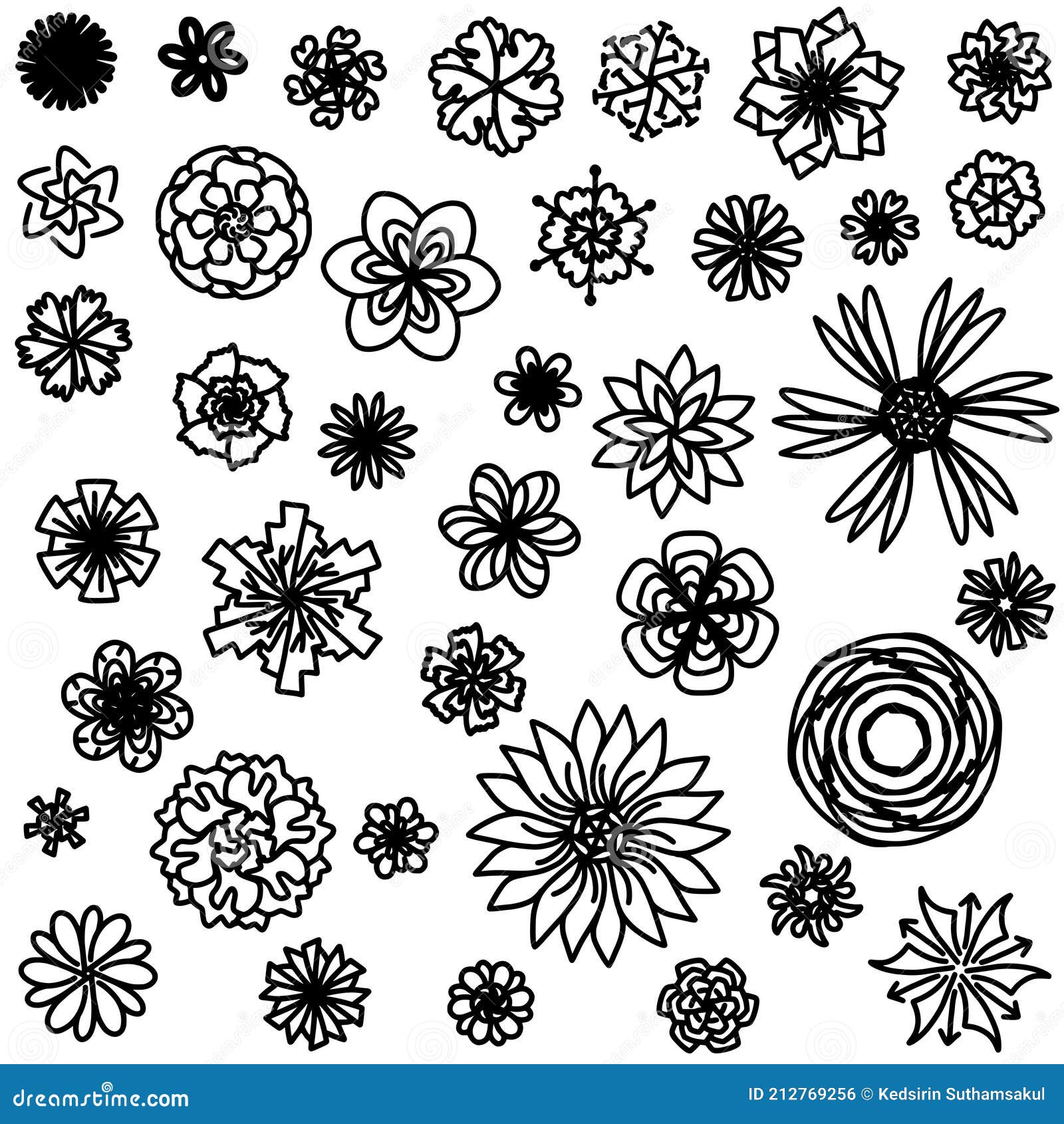 Flower Calligraphic Vintage Royal Design Elements Cartoon Vector ... Flower Calligraphic Vintage Royal Design Elements Cartoon Vector ...