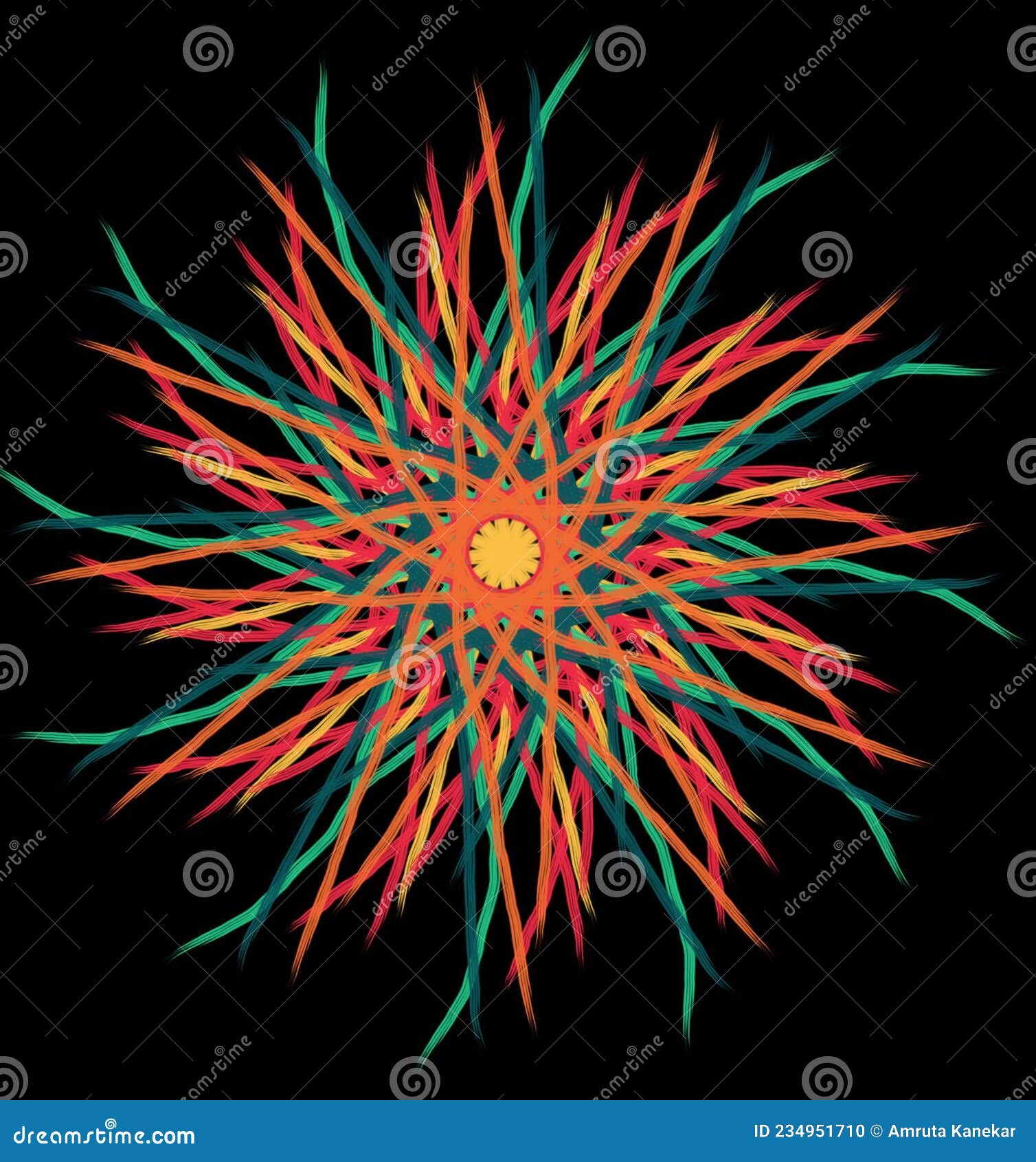 Doodle of Forest and Wildfire Stock Illustration - Illustration of ...