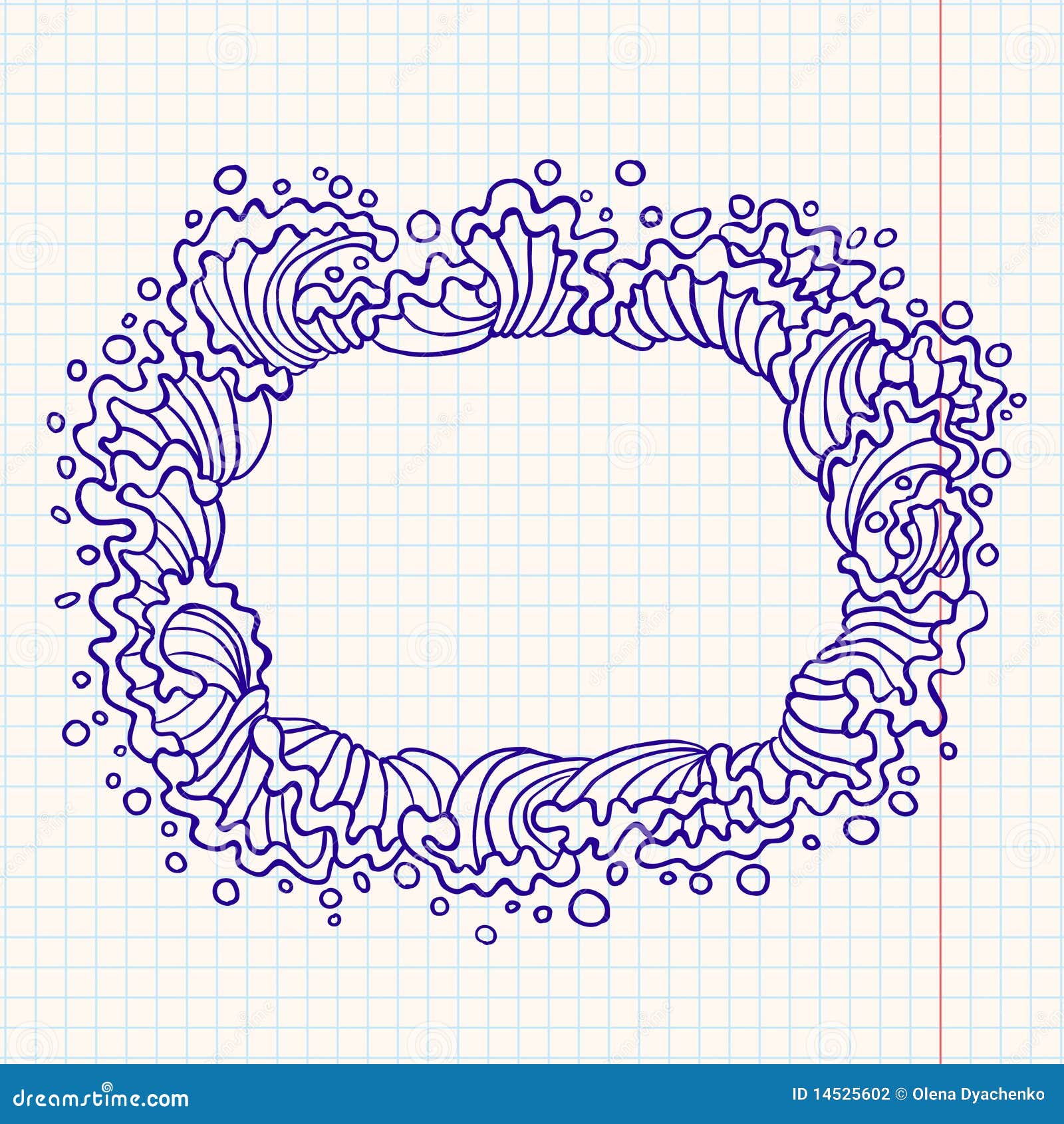 Doodle frame stock vector. Illustration of incomplete - 14525602