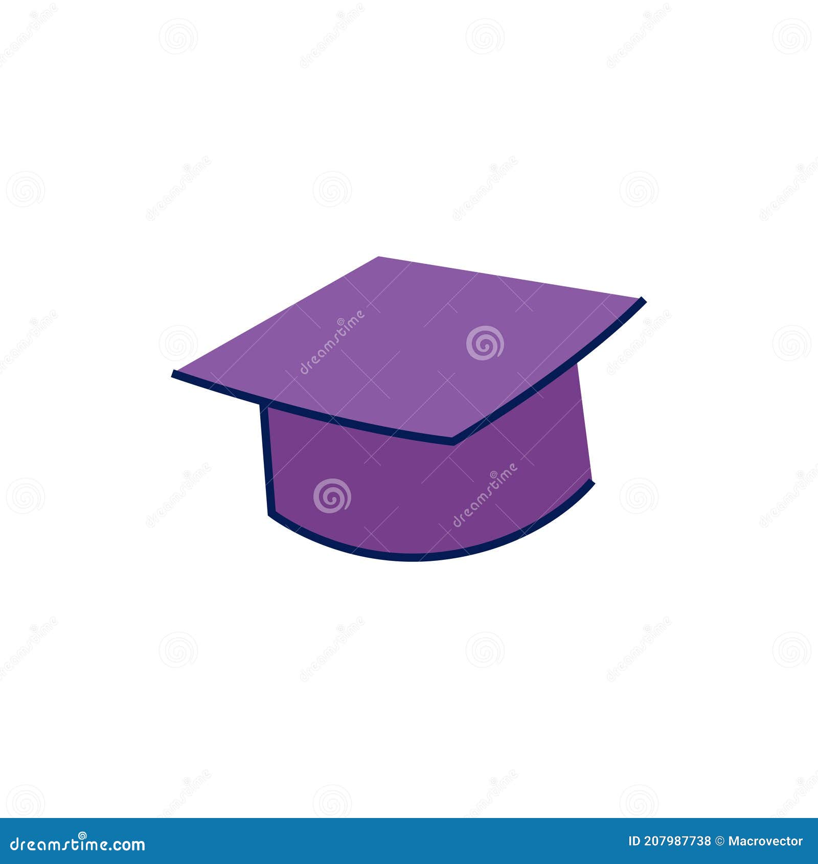 Doodle Graduation Ceremony Concept. Hands Throwing Graduation Caps In ...