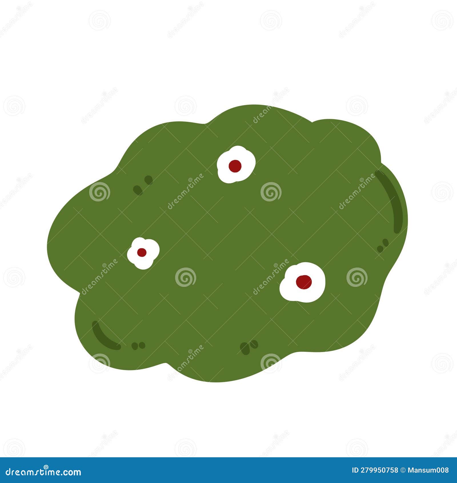 Doodle of a grass cartoon stock illustration. Illustration of ...