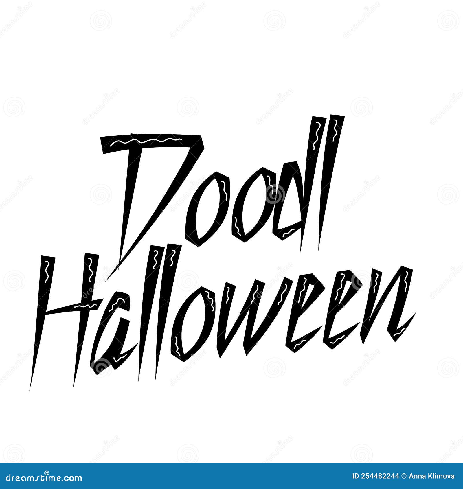 Doodle Halloween Lettering in Doodle Style Background Stock Vector ... Doodle Halloween Lettering in Doodle Style Background Stock Vector ...