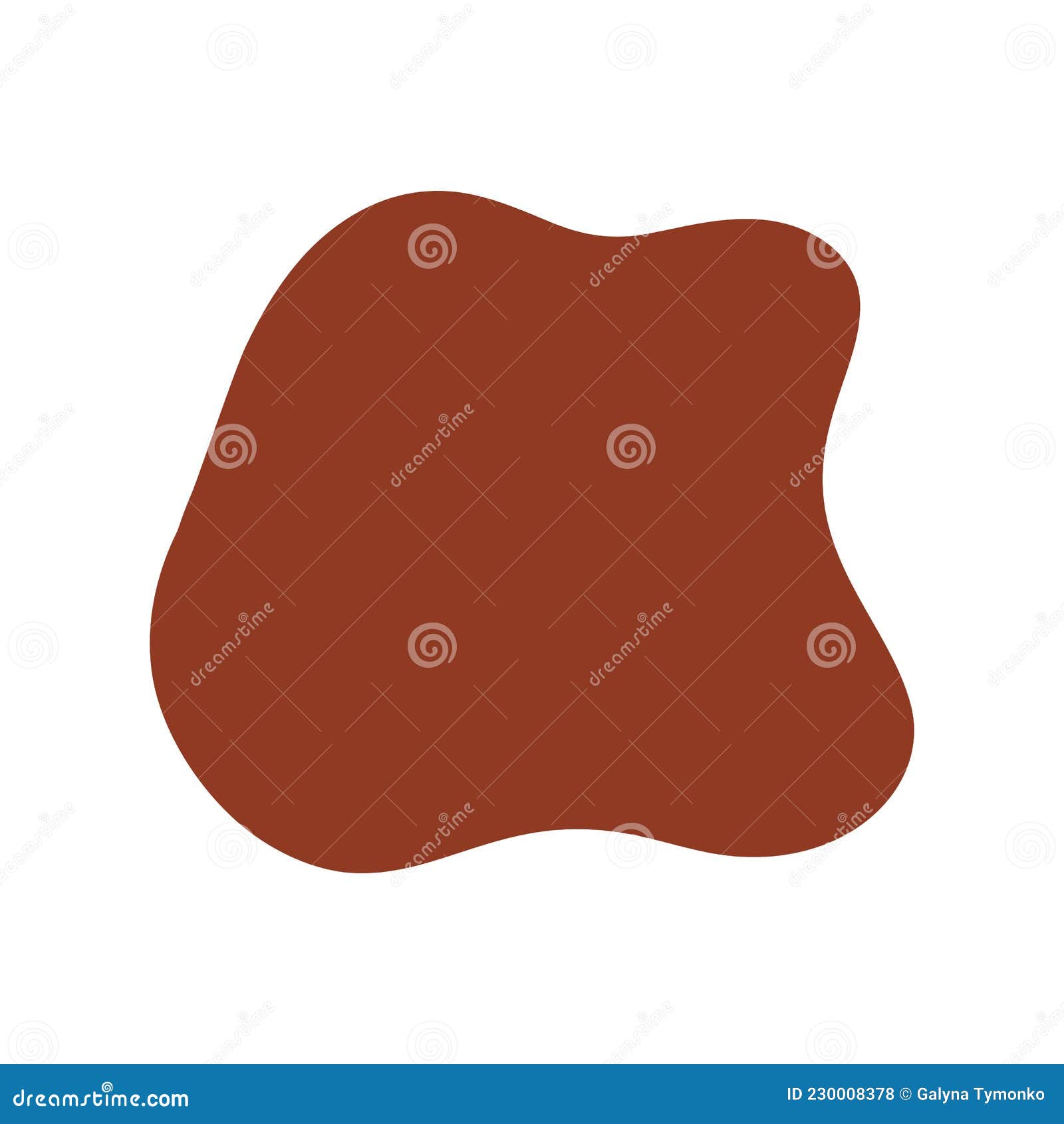 Doodle Hand Drawn Scribble Wave Spot Art Line Frame. Vector ...