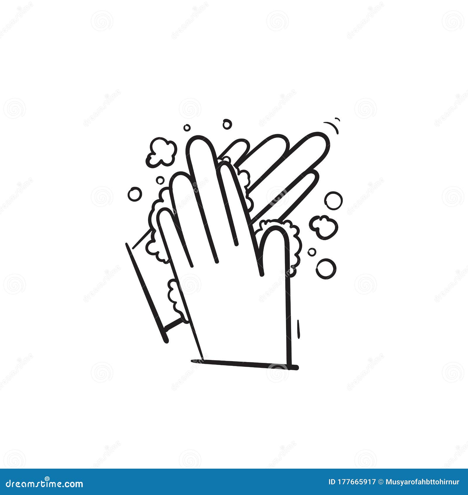 Doodle Hand Drawn Washing Hand Illustration Icon Symbol Isolated ... Doodle Hand Drawn Washing Hand Illustration Icon Symbol Isolated ...