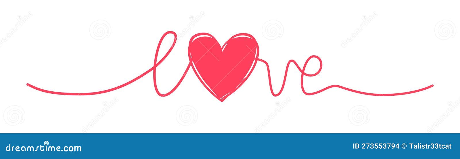 Doodle Heart and Word LOVE Hand Written Scribble Stock Vector ...