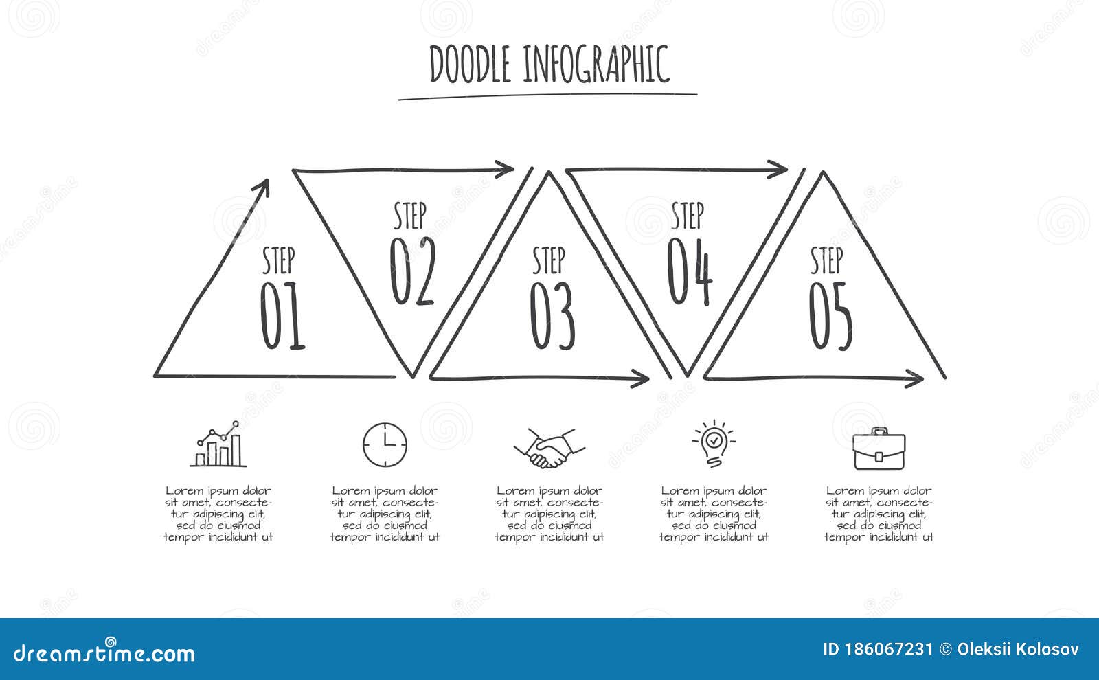 Infographic Triangle Template. Vector Illustration | CartoonDealer.com ...