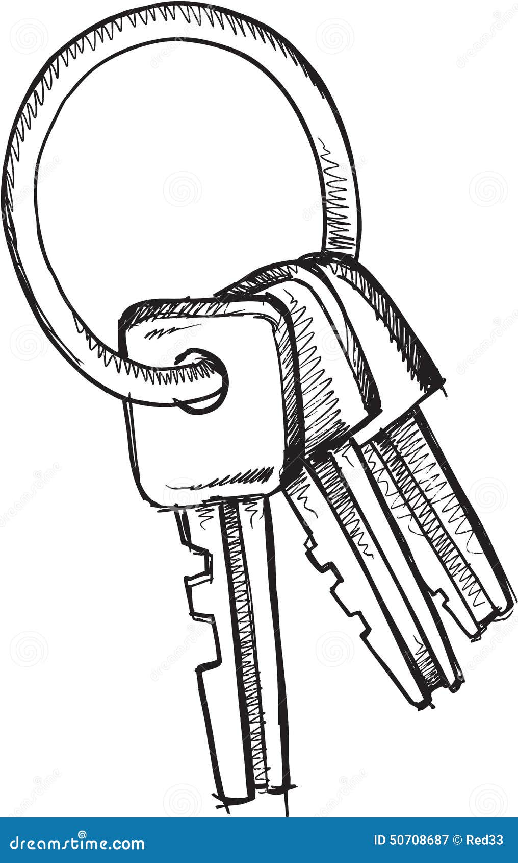 Doodle Keys Vector stock vector. Illustration of keys - 50708687