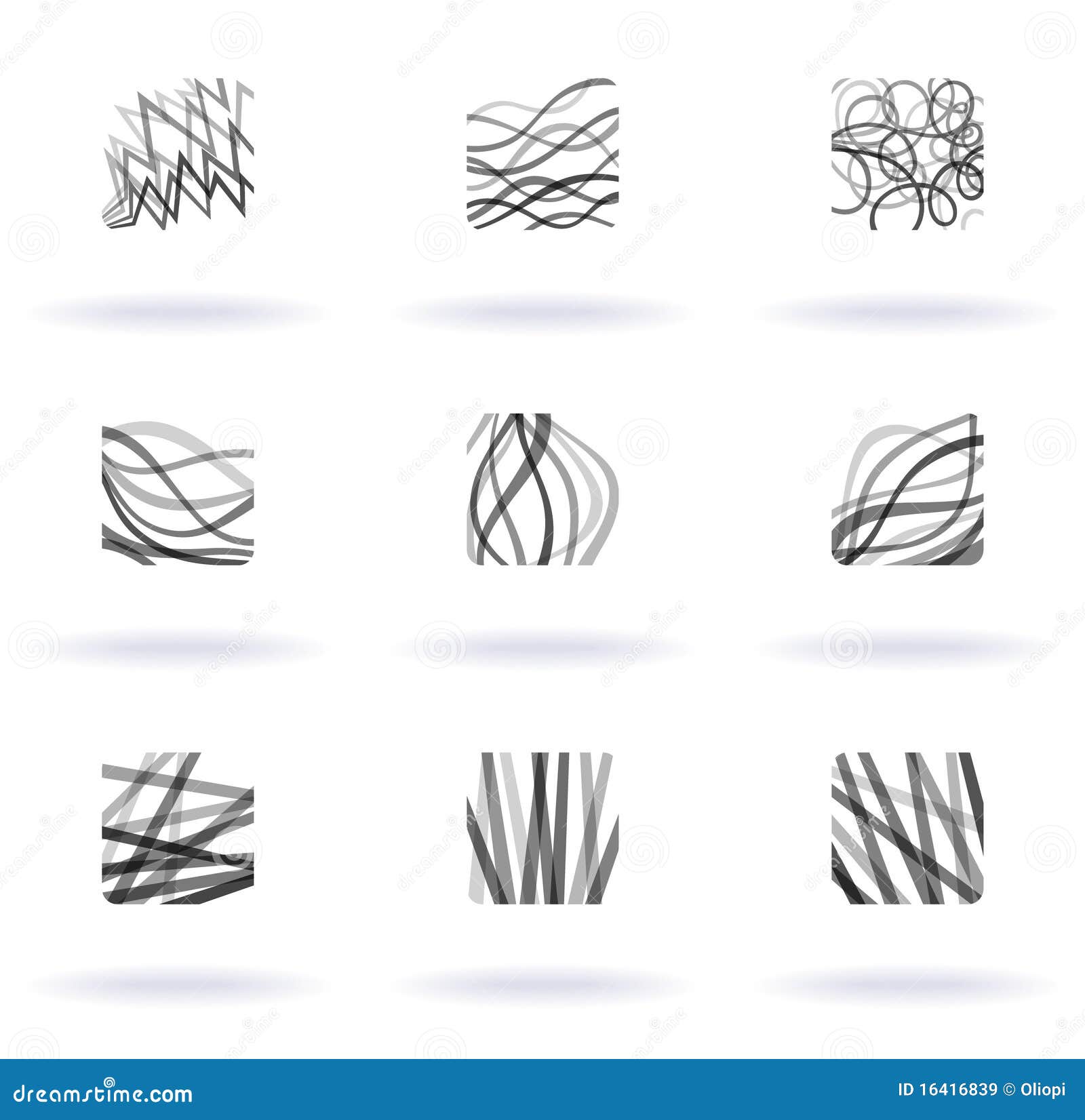 Doodle logos stock illustration. Illustration of stripe - 16416839