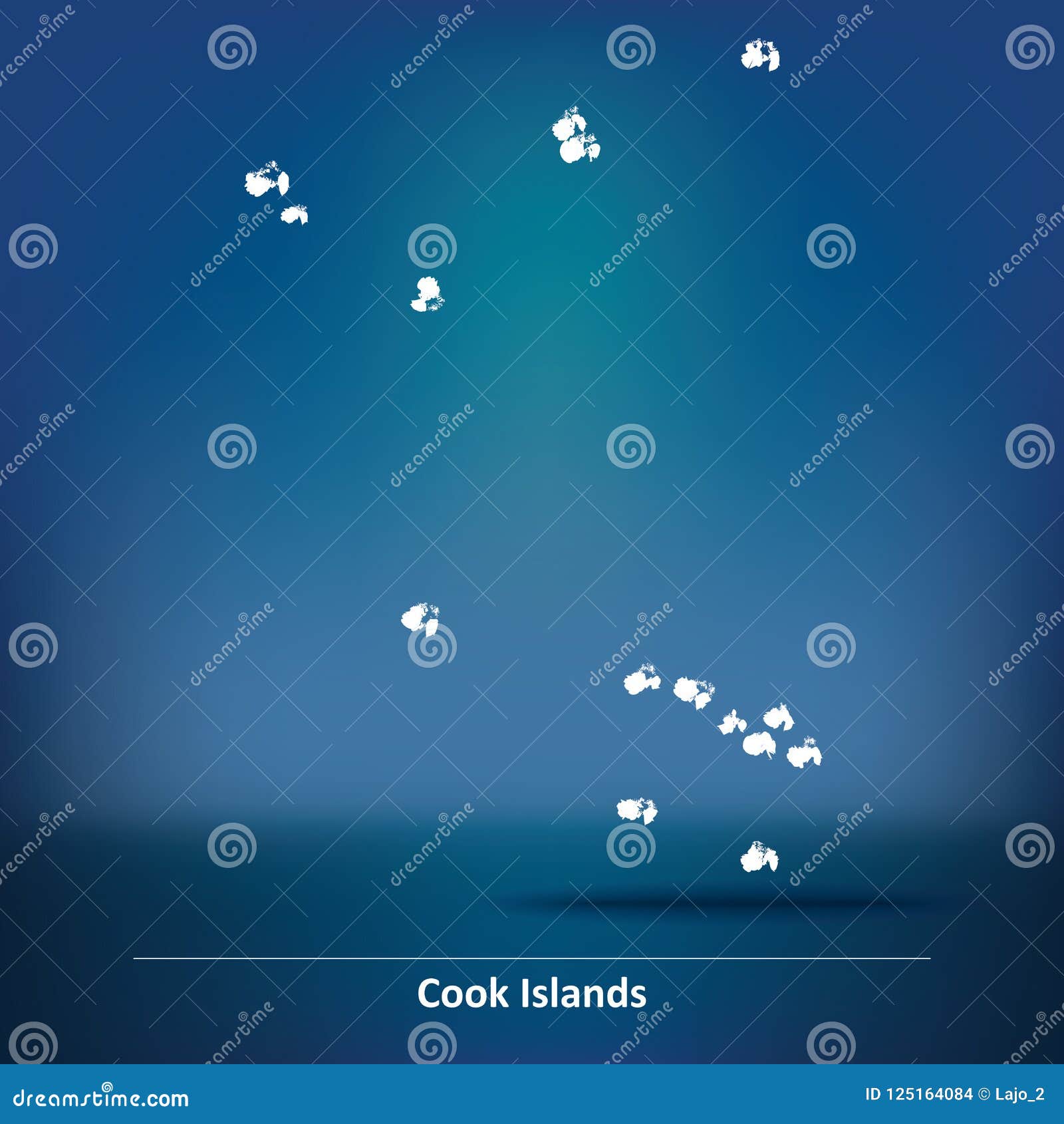 Doodle Map of Cook Islands stock vector. Illustration of search - 125164084