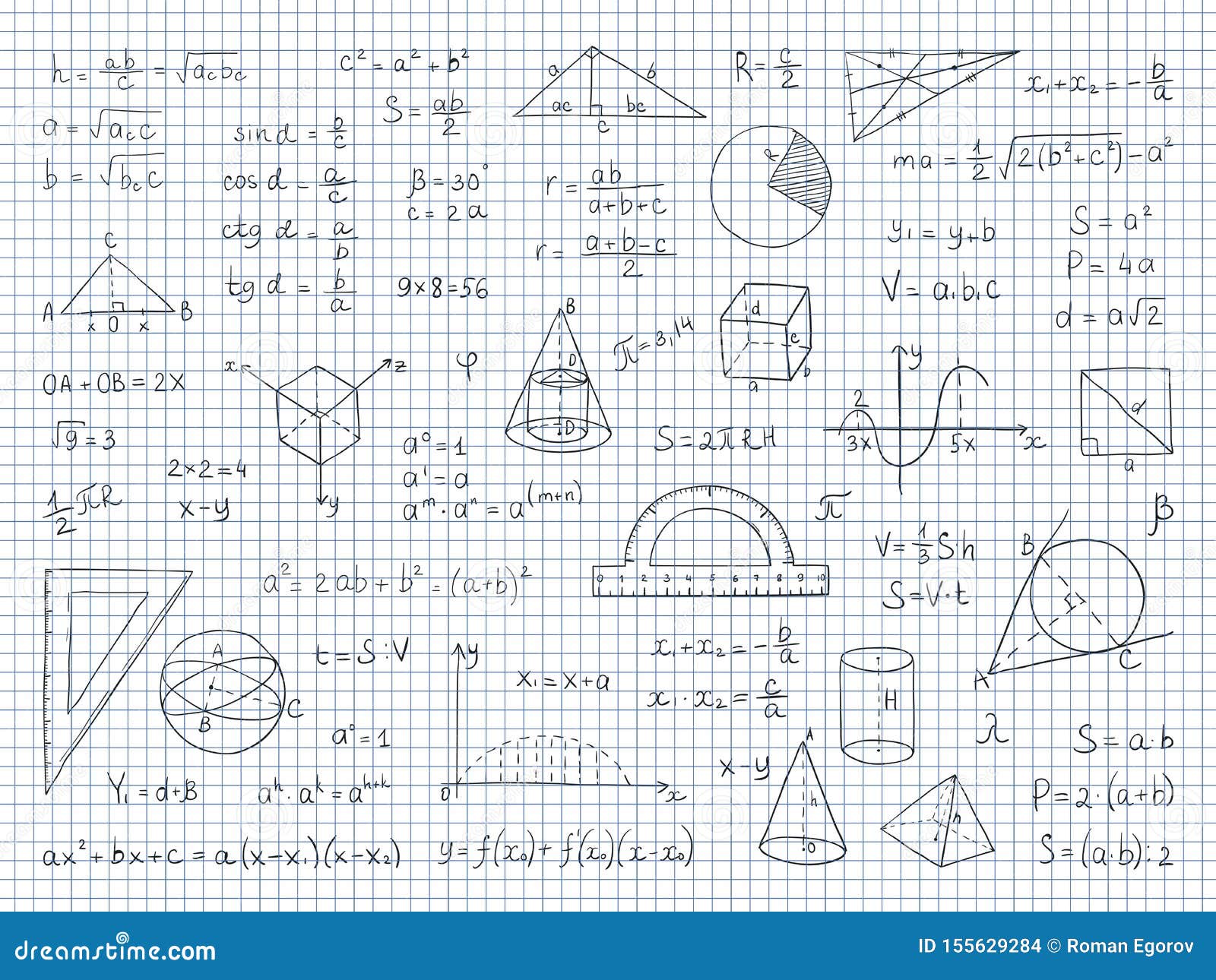 Doodle Math. Physics and Geometry Formulas End Equations, School ... Doodle Math. Physics and Geometry Formulas End Equations, School ...