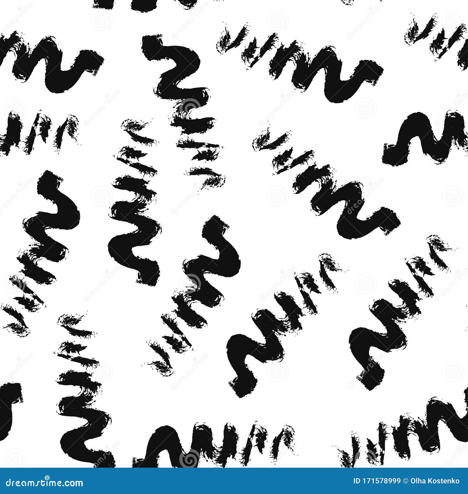 Doodle Memphis Grunge Pattern Stock Vector - Illustration of print ...