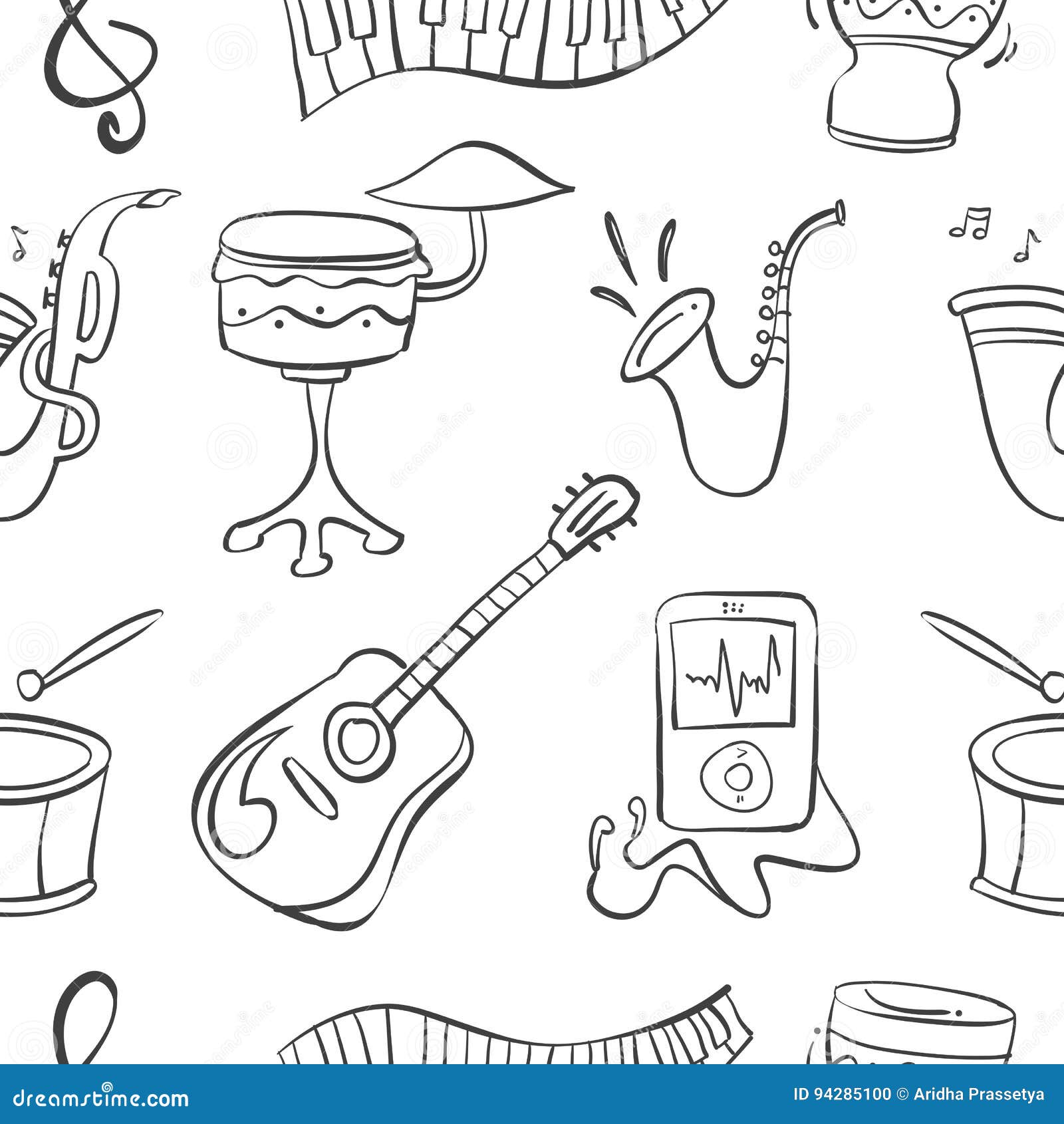 How To Draw A Musical Instrument