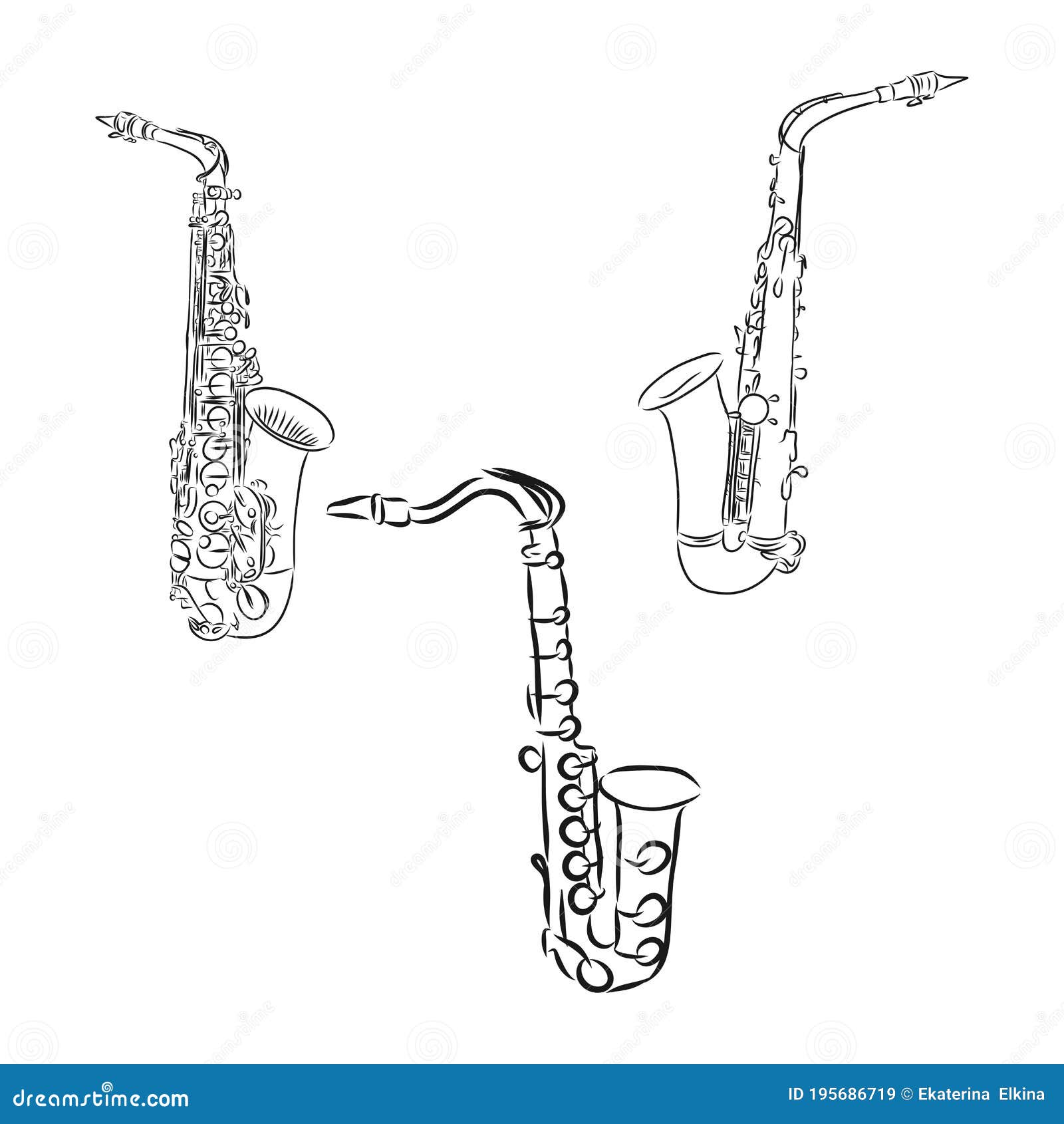 Doodle Musical Instruments Set, Vector, Set of Musical Instruments ...