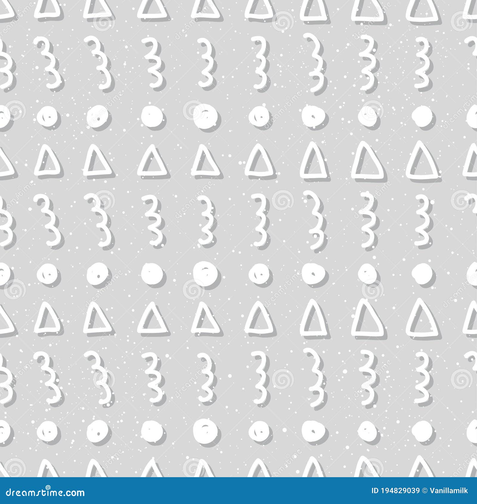 Doodle Seamless Pattern Background Stock Vector - Illustration of ...