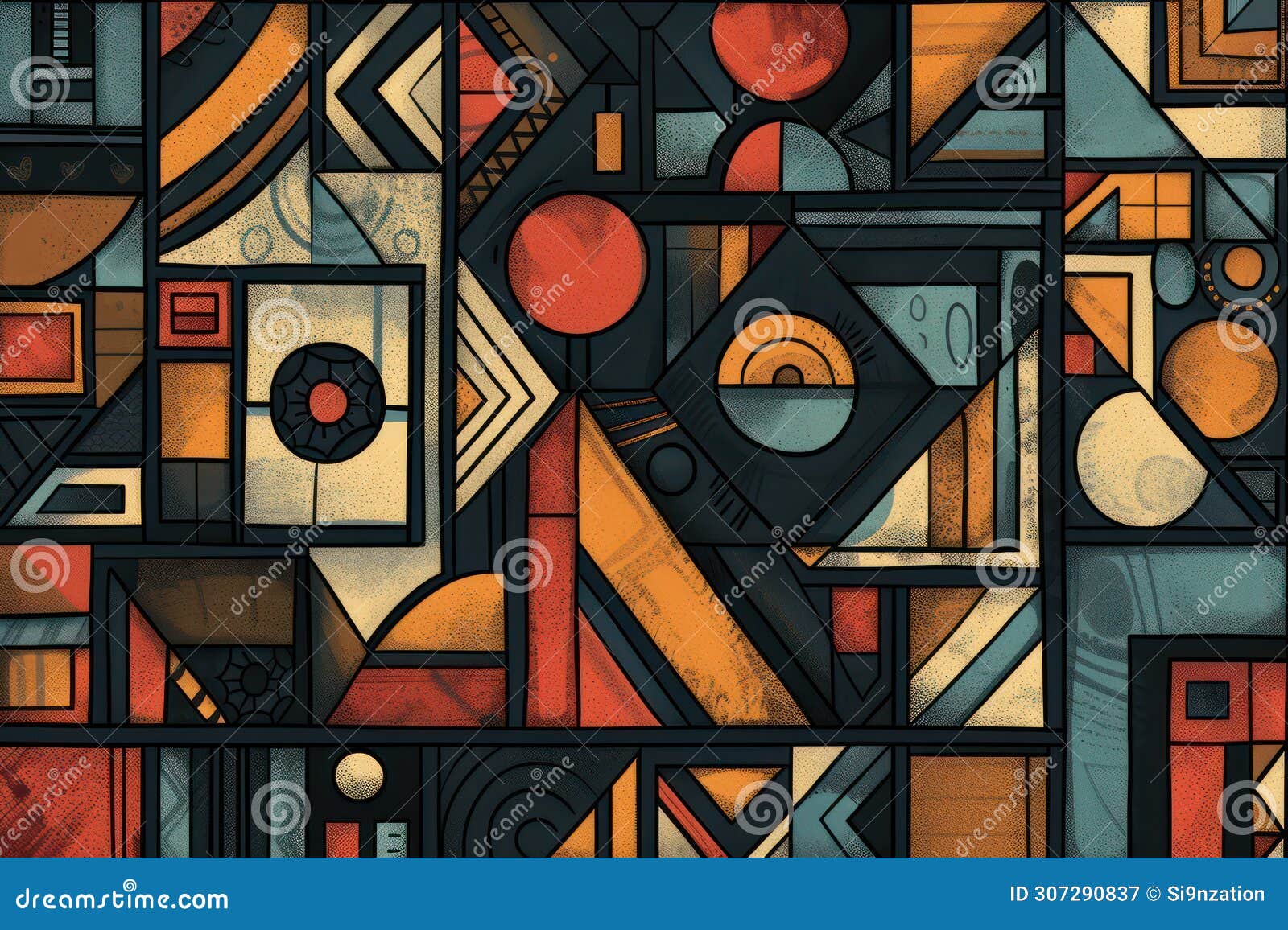 Doodle Seamless Pattern. Crazy Color Palette Stock Illustration ...