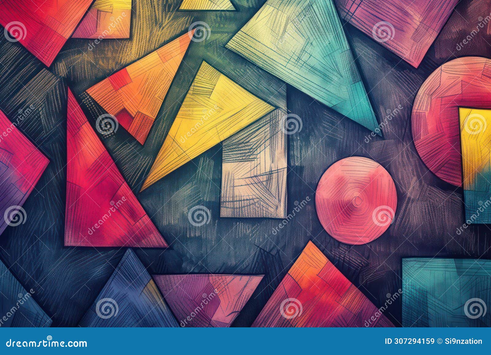 Doodle Seamless Pattern. Crazy Color Palette Stock Illustration ...