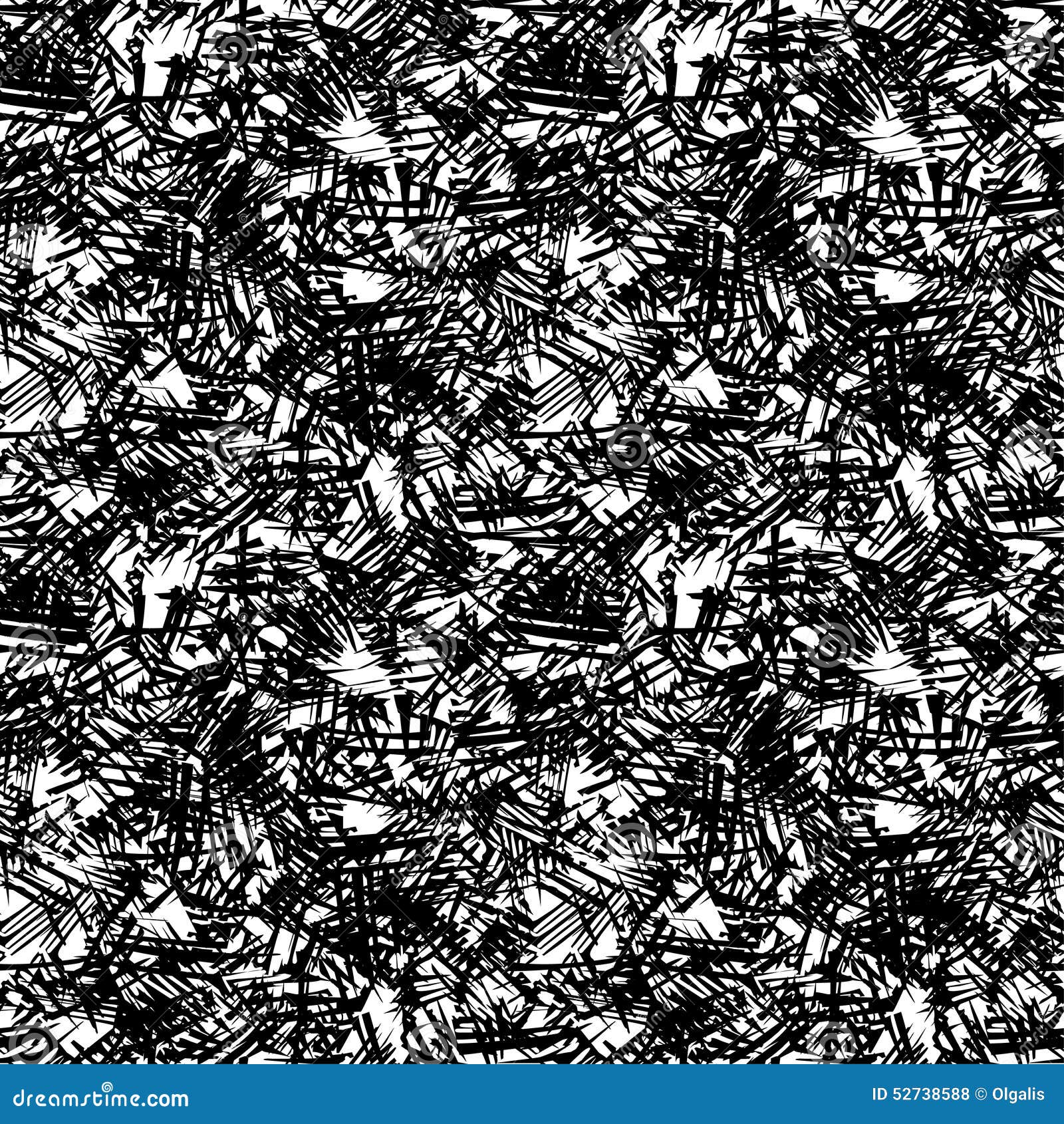 Doodle Seamless Pencil Scribble Pattern-model For Design Of Gif Stock ...