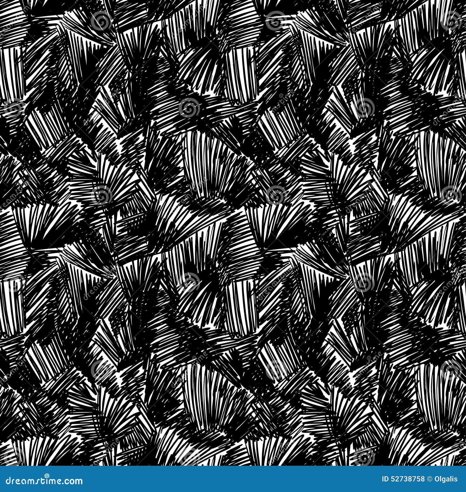 Doodle Seamless Pencil Scribble Pattern-model for Design of Gif Stock ...