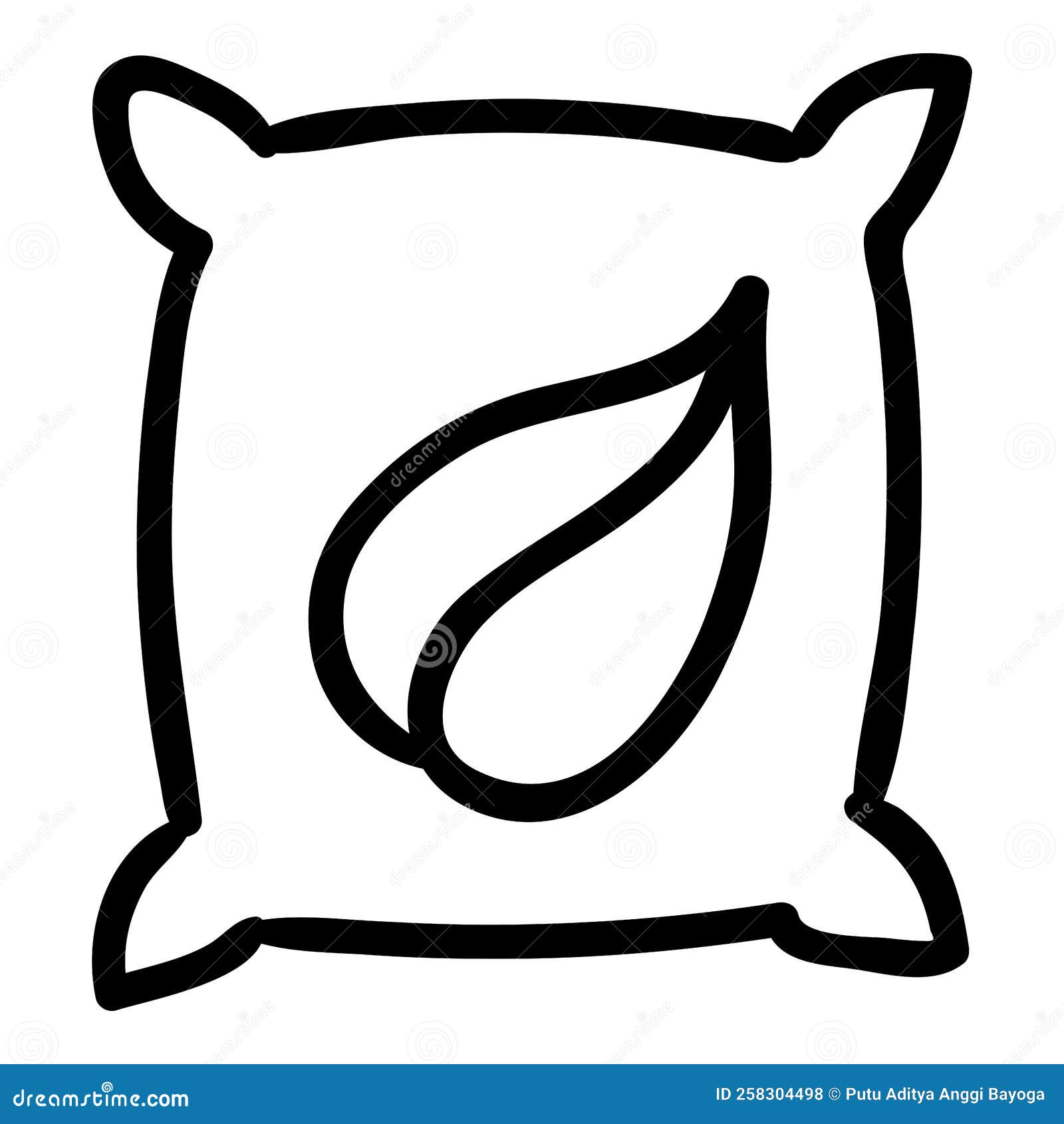 Doodle seed sack stock vector. Illustration of agriculture - 258304498