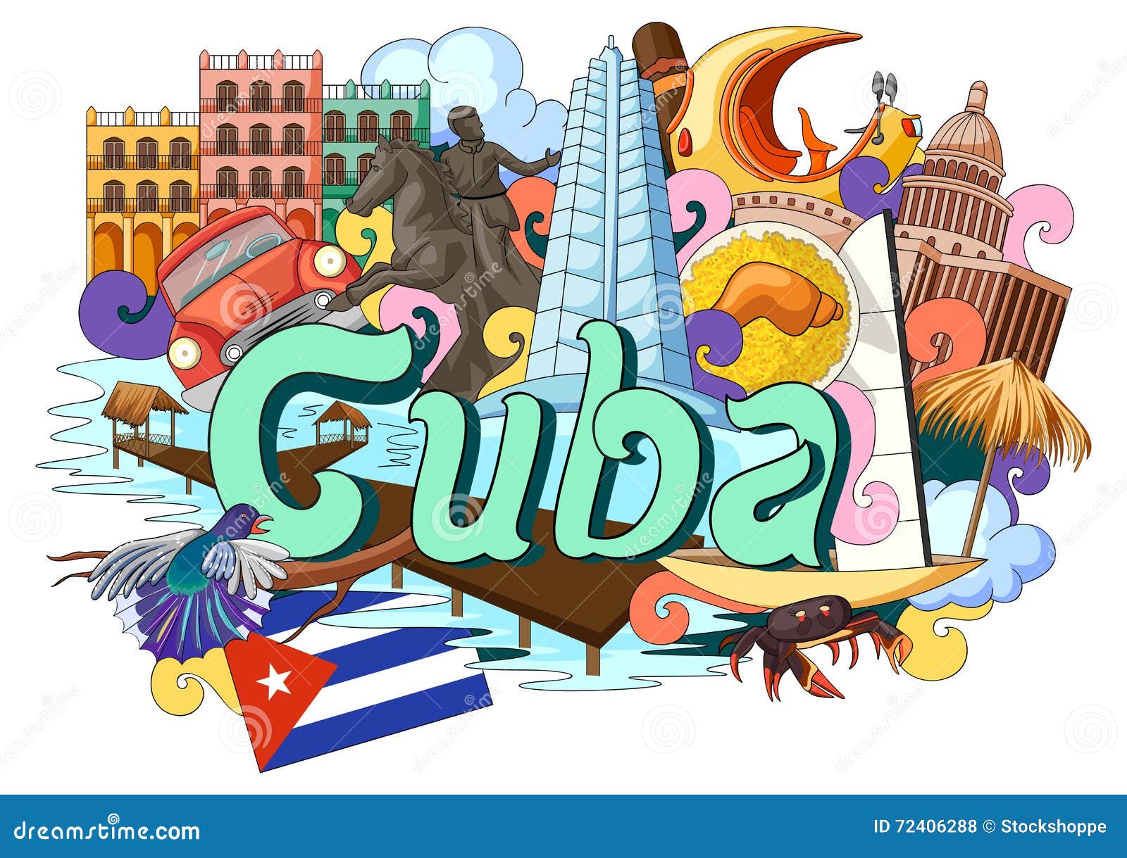 Cuba Doodle Stock Illustrations – 358 Cuba Doodle Stock Illustrations ...