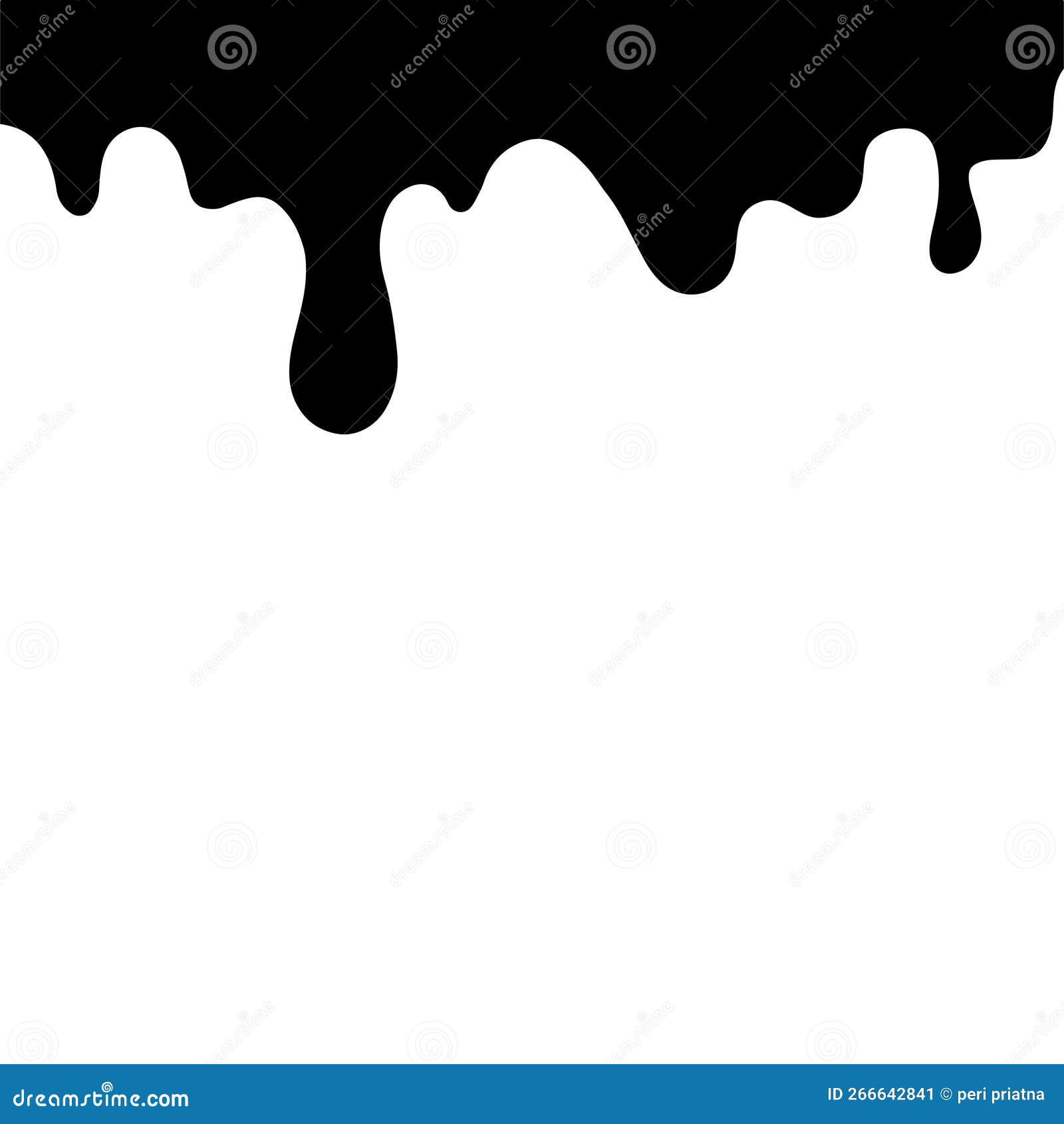 Doodle Sketch Style of Hand Drawn Dripping Liquid Vector Illustration ...