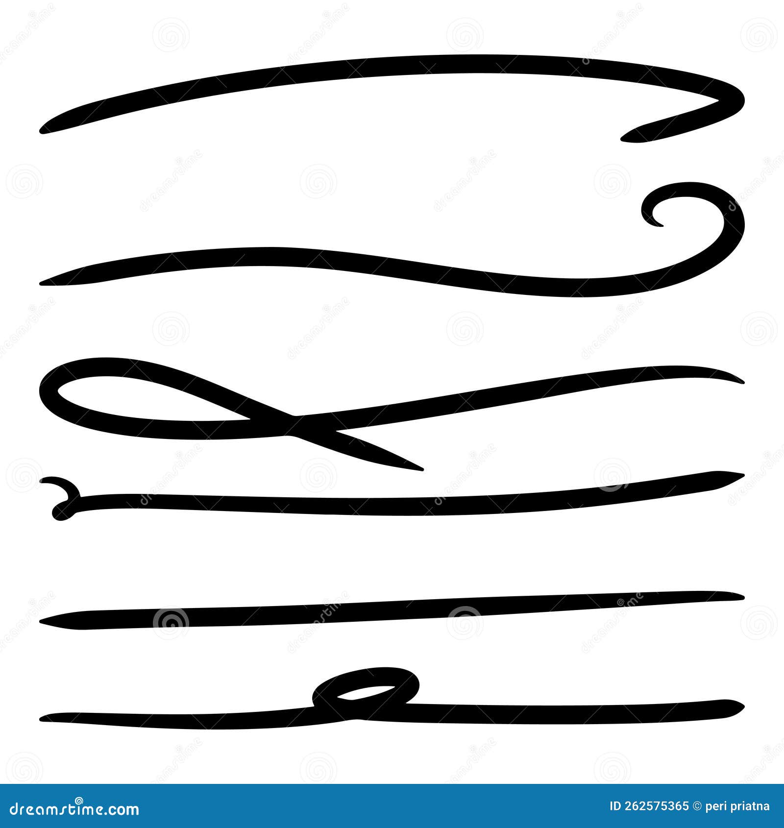 Doodle Sketch Style of Highlighting Elements Cartoon Hand Drawn ...