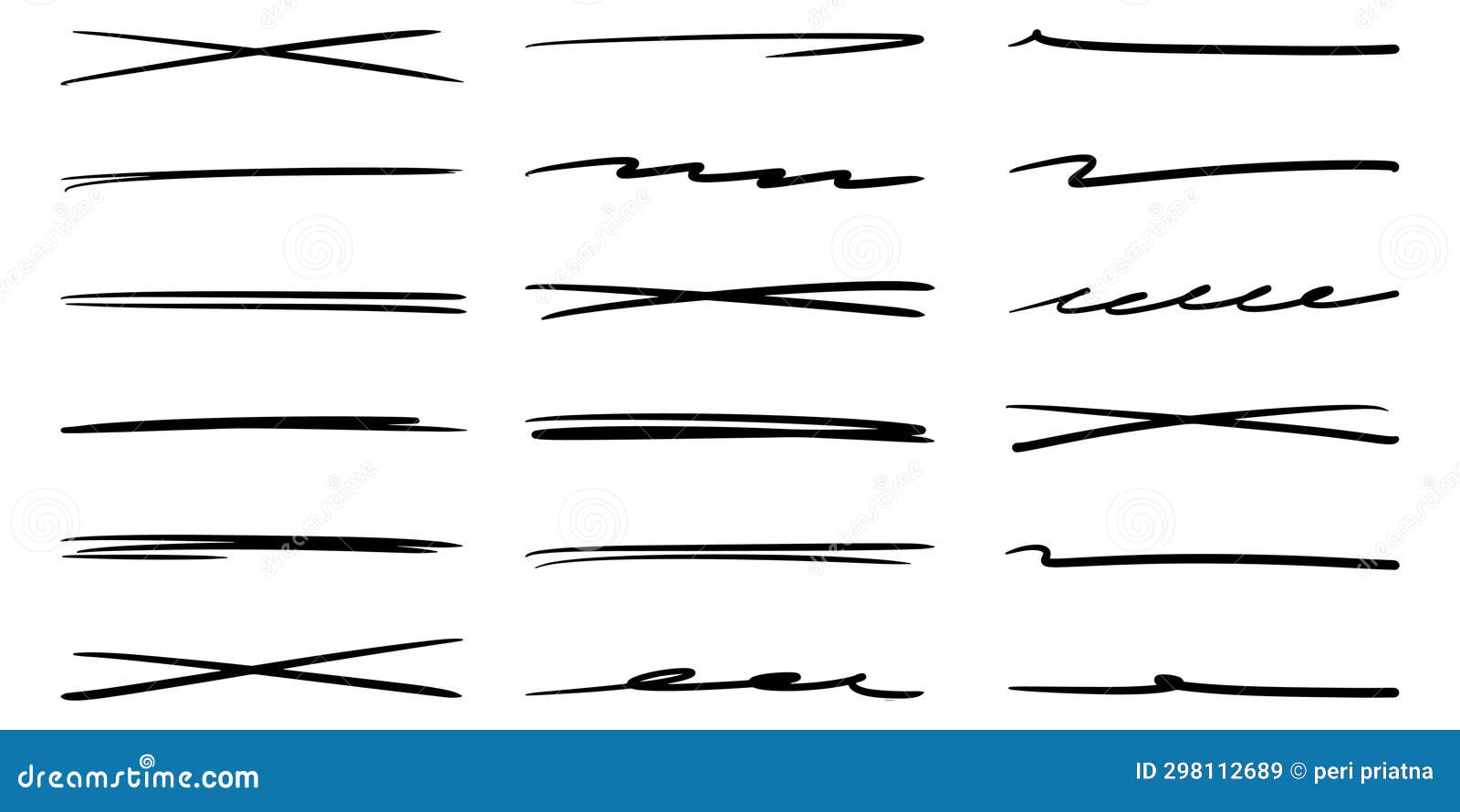 Doodle Sketch Style of Highlighting Elements Cartoon Hand Drawn ...