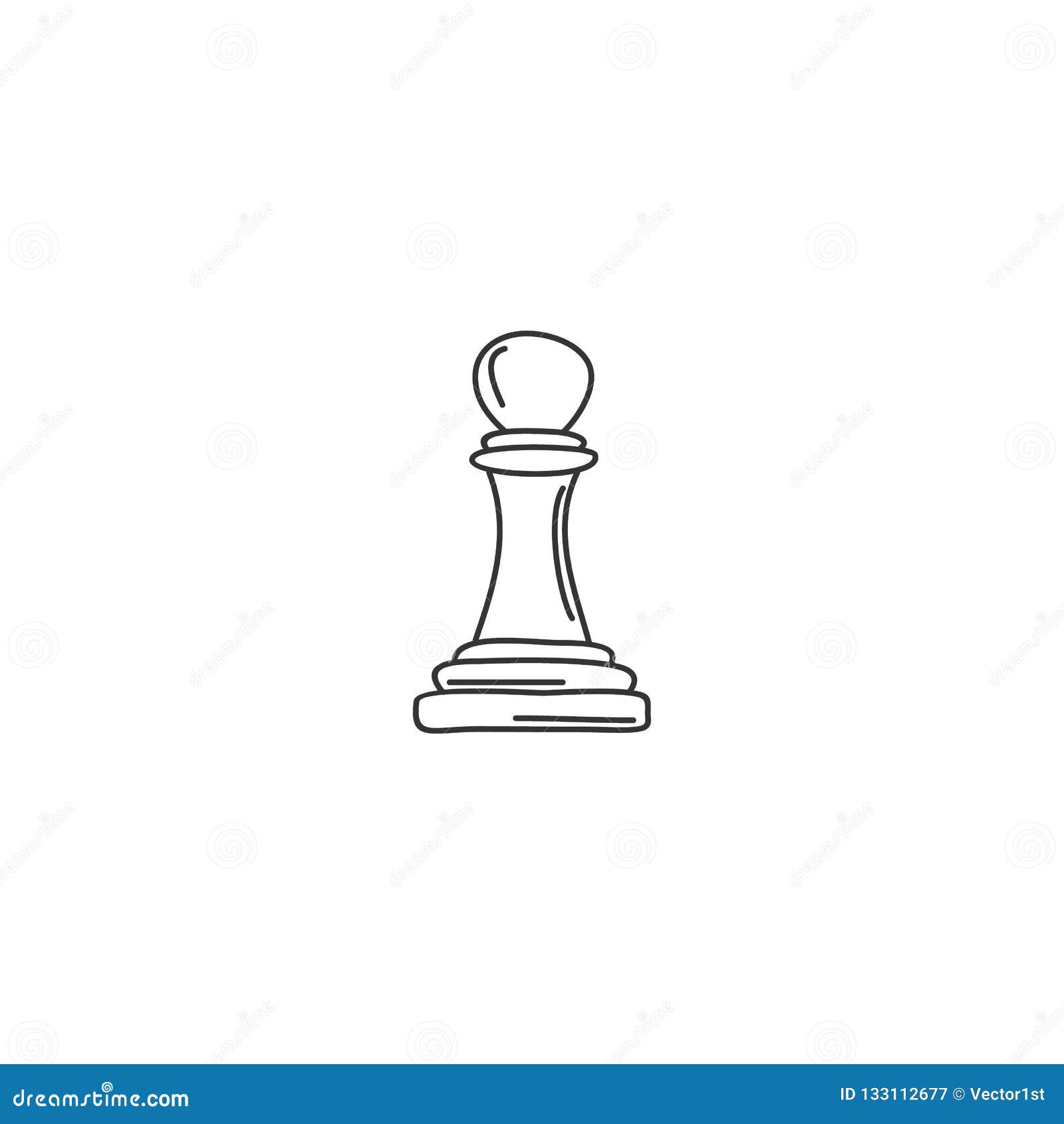 Pawn Chess Piece Drawing
