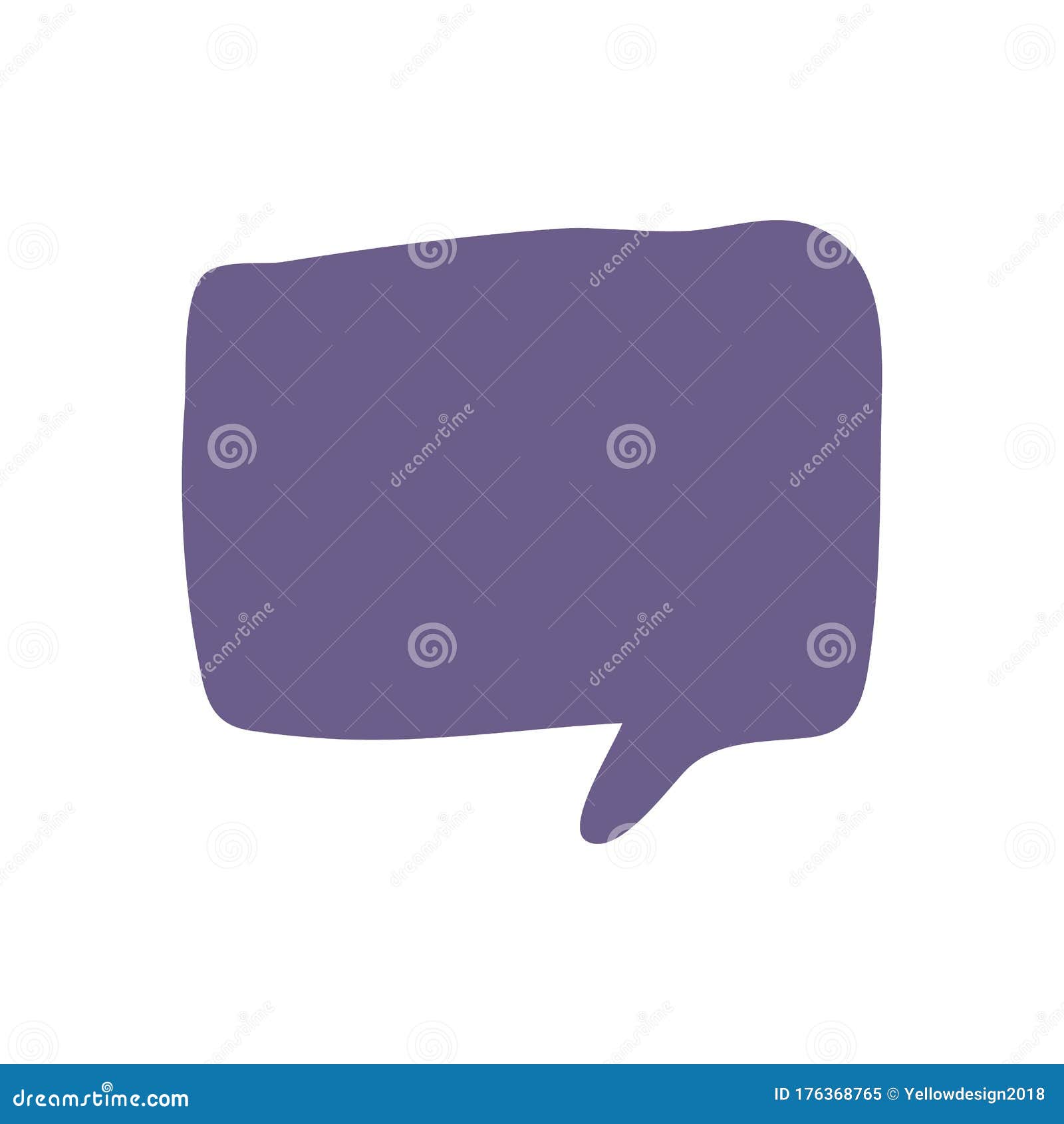 Blank Comment Vector Icon Set. Isolated On White. Vector Illustration ...