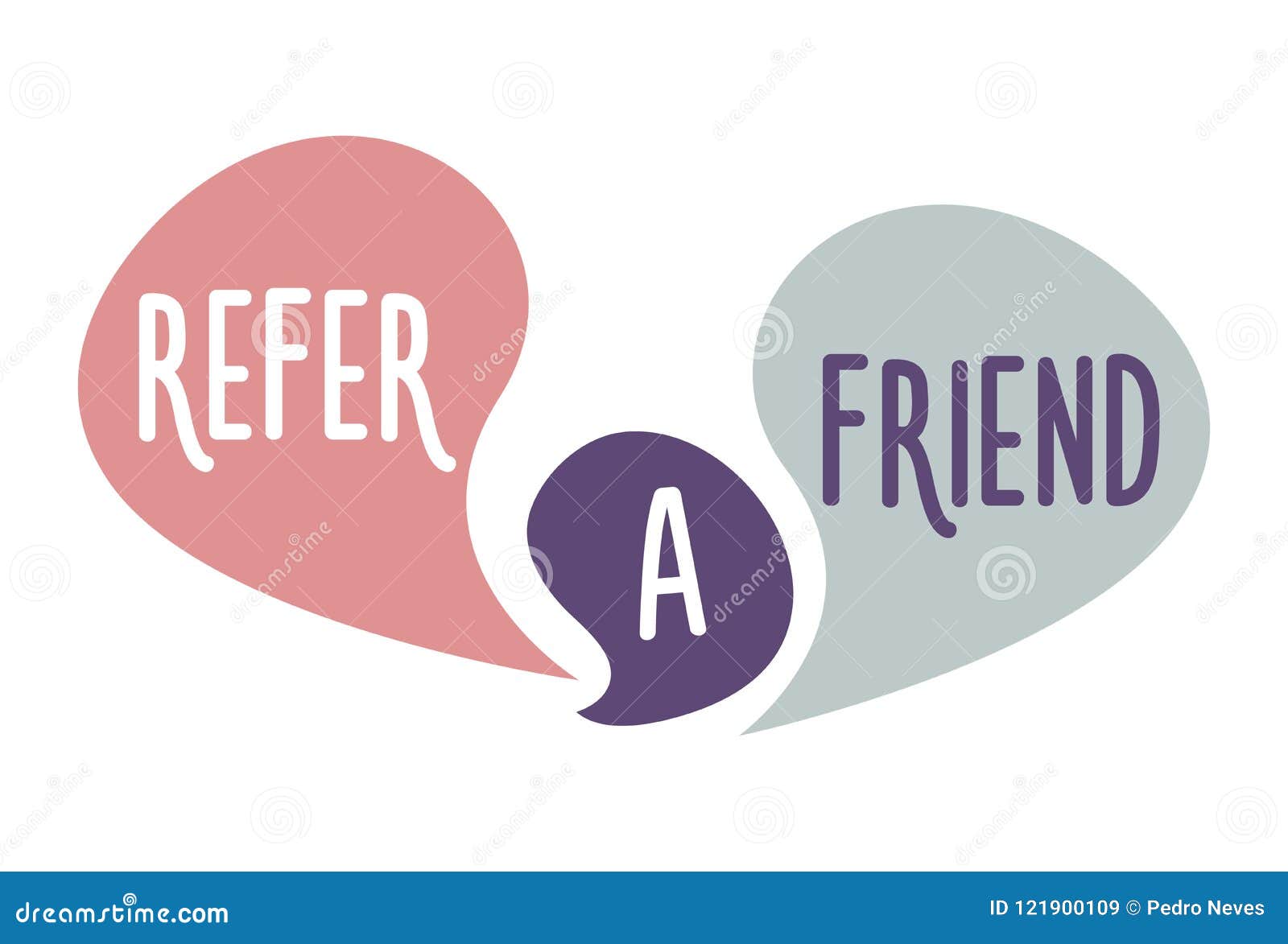 Doodle Speech Bubbles with Refer a Friend Message. Vector Hand Drawn ... Doodle Speech Bubbles with Refer a Friend Message. Vector Hand Drawn ...