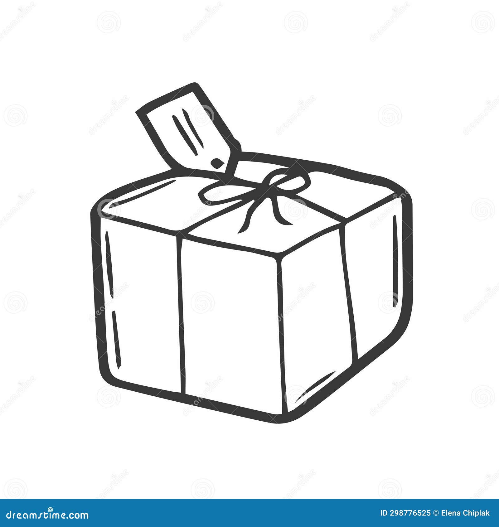 Doodle Style Box, Package, or Shipping Vector Illustration Stock Vector ...