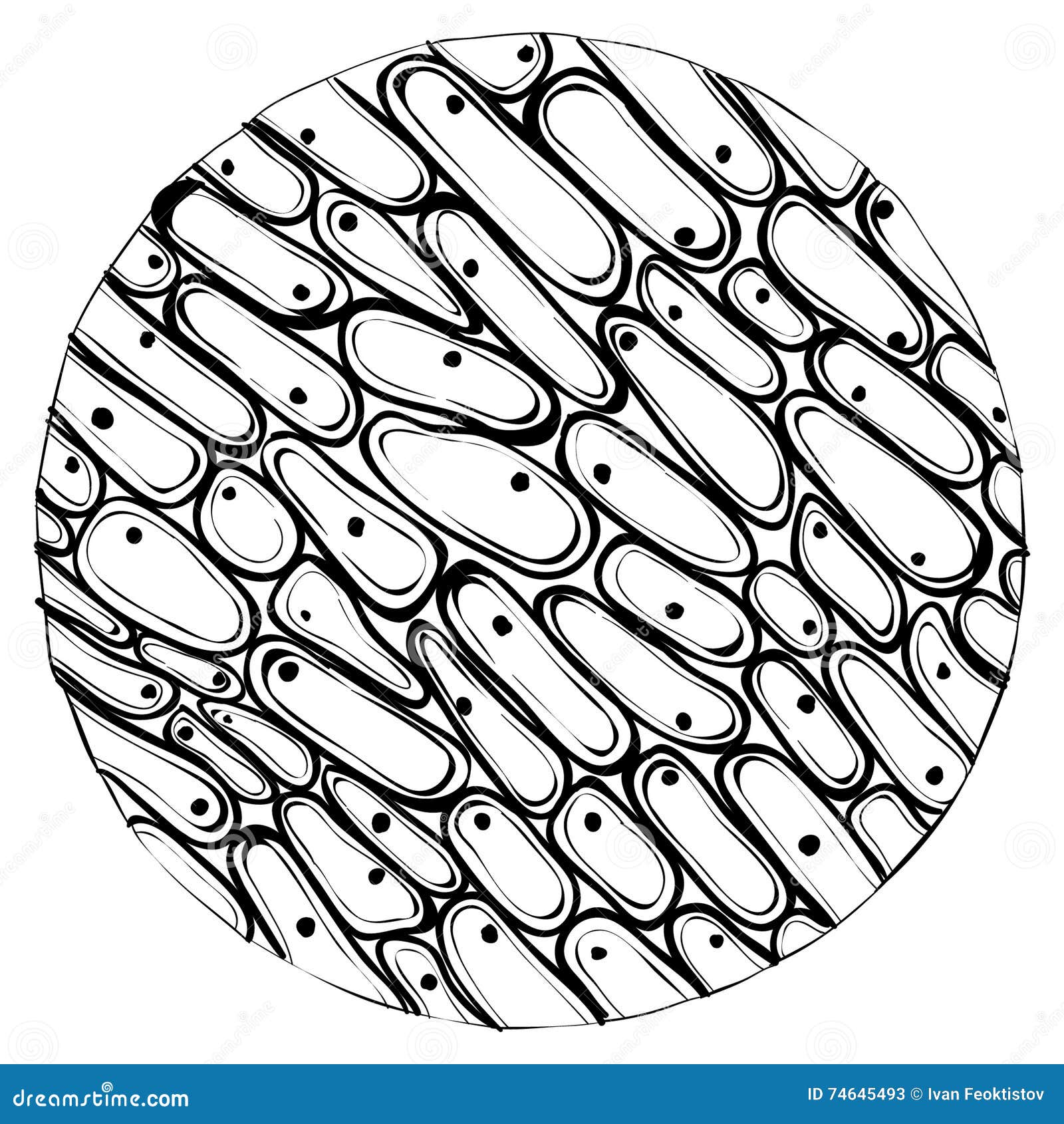 Doodle Style Cell Illustration Stock Vector - Illustration of drawing ...