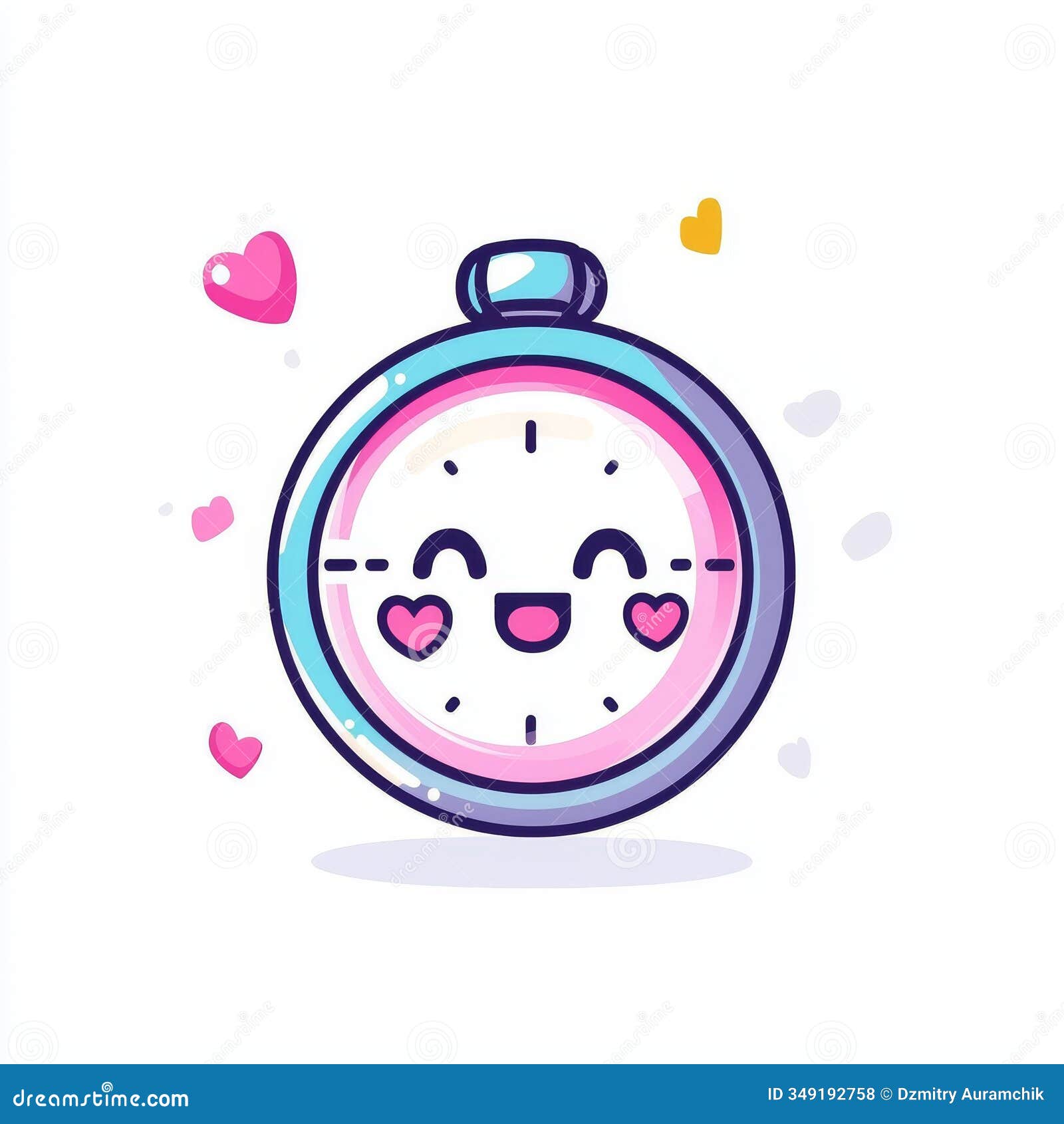 A Doodle-style Icon of a Stopwatch Clock, Representing the Concepts of ...