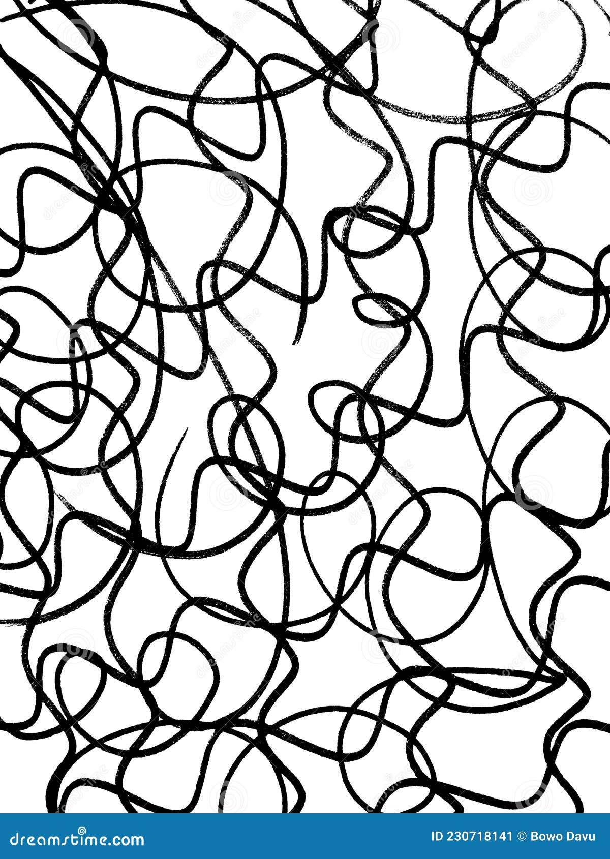 Doodle Style. Outline Drawing by Hand. Black Marker Doodle Stock ...