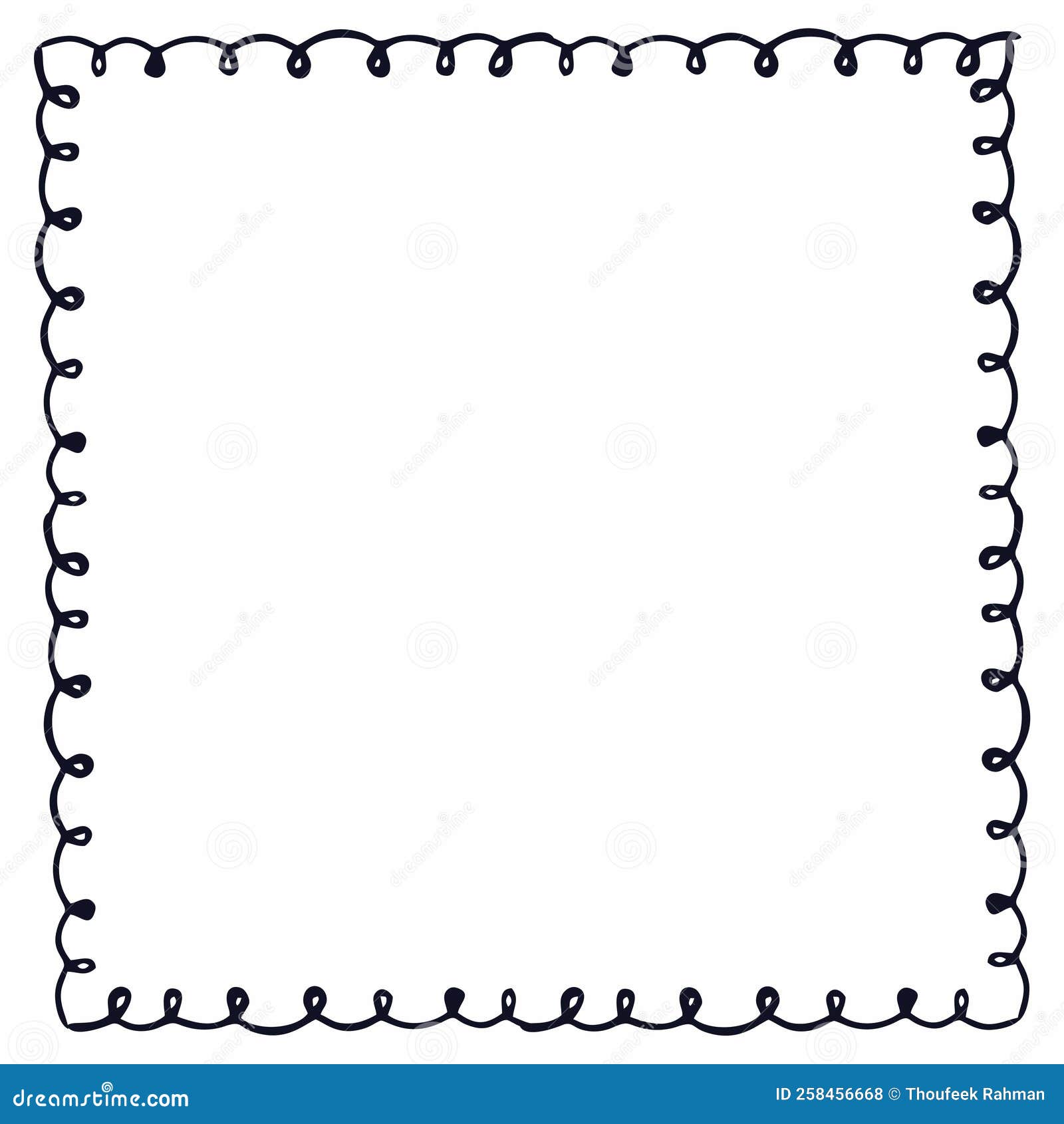 Doodle Swirl Borders Hand Drawn Black and White Frame Stock Vector ... Doodle Swirl Borders Hand Drawn Black and White Frame Stock Vector ...
