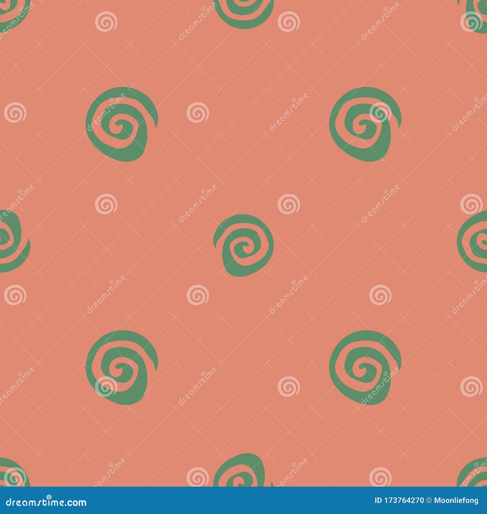 Doodle Swirl Seamless Repeat Pattern Stock Vector - Illustration of ...