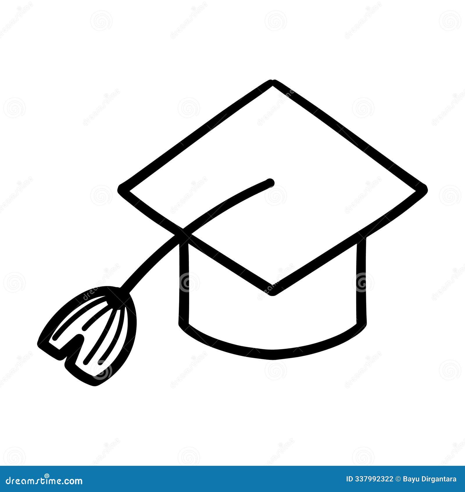 Doodle Toga Cap, Vector Illustration Stock Illustration - Illustration ...