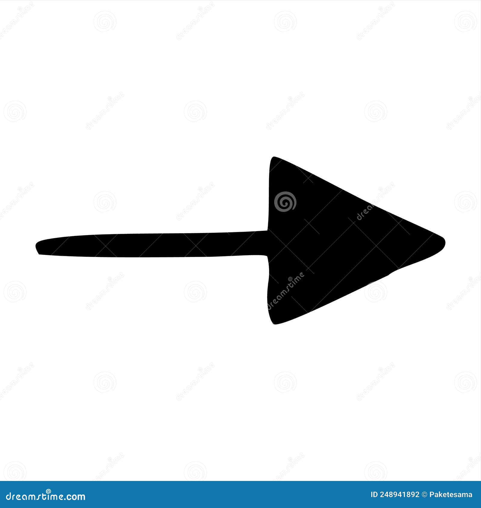Doodle Up Arrow Symbol Hand Drawn with Thin Line Stock Vector ...